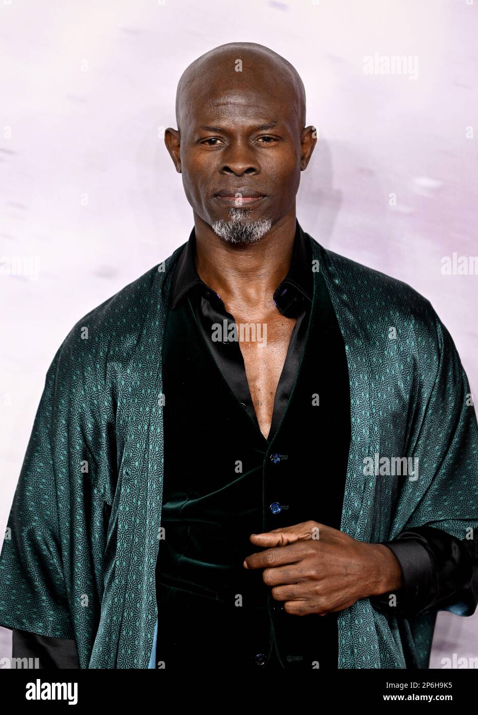 March 7th, 2023, London, UK. Djimon Hounsou arriving at the Shazam ...