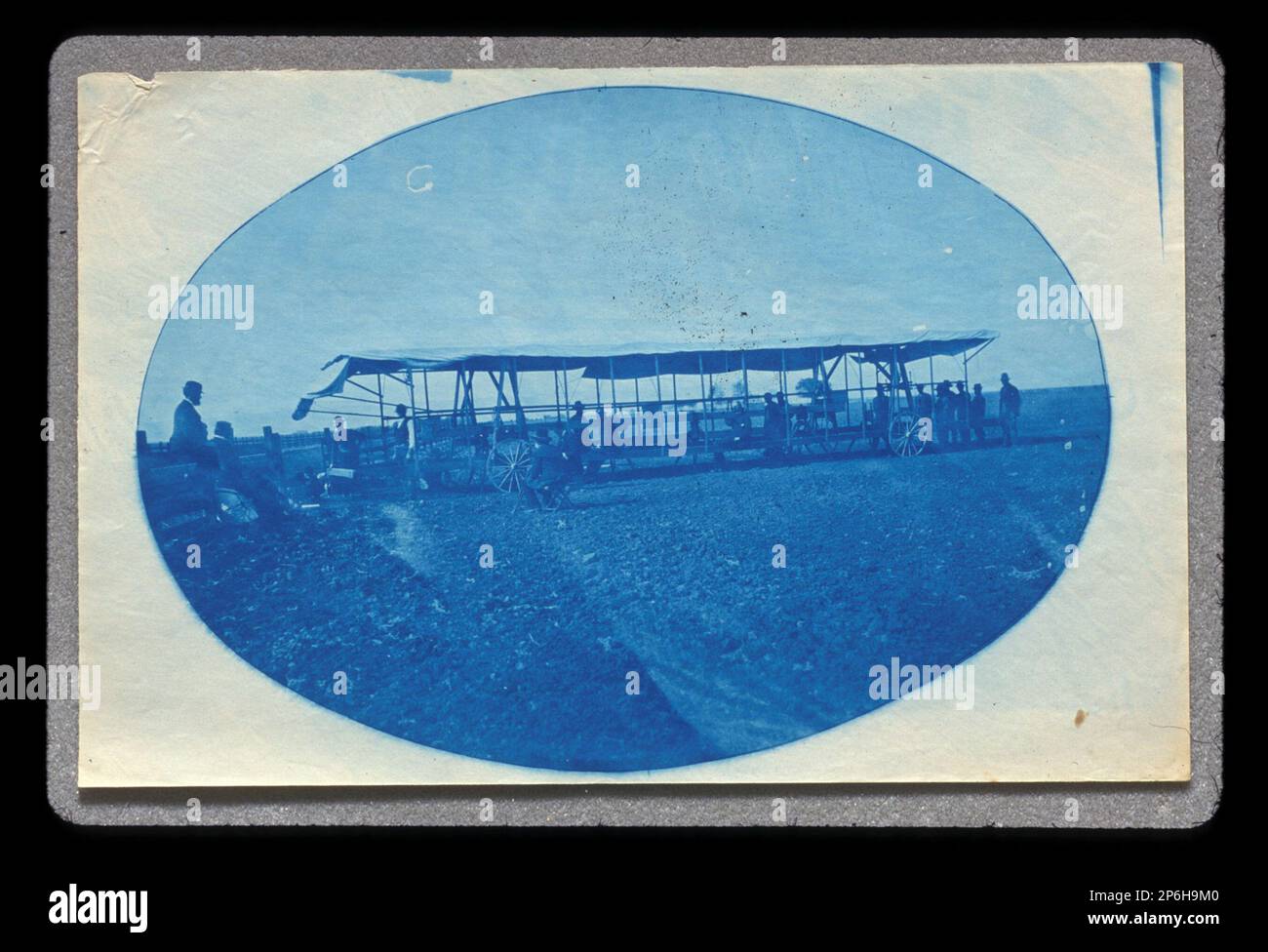 Carleton E. Watkins, Yolo Base Line Survey: Measuring Across One of the ...