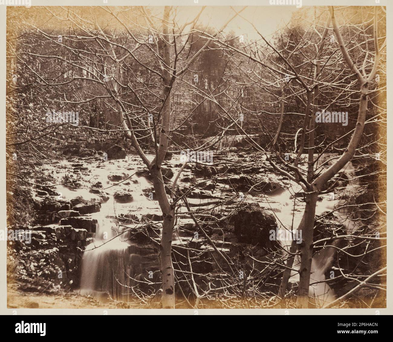 Horatio Ross, Landscape, River through Trees, c. 1858, albumen print ...