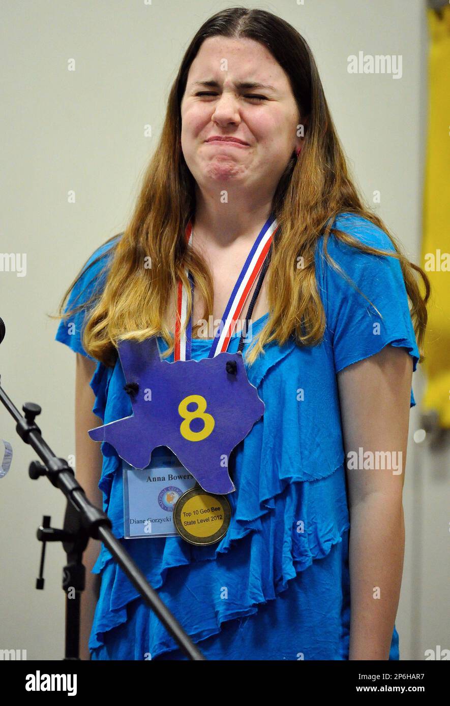 Anna Bowers, Diane Gorzycki Middle School, Austin, competes in the top ...