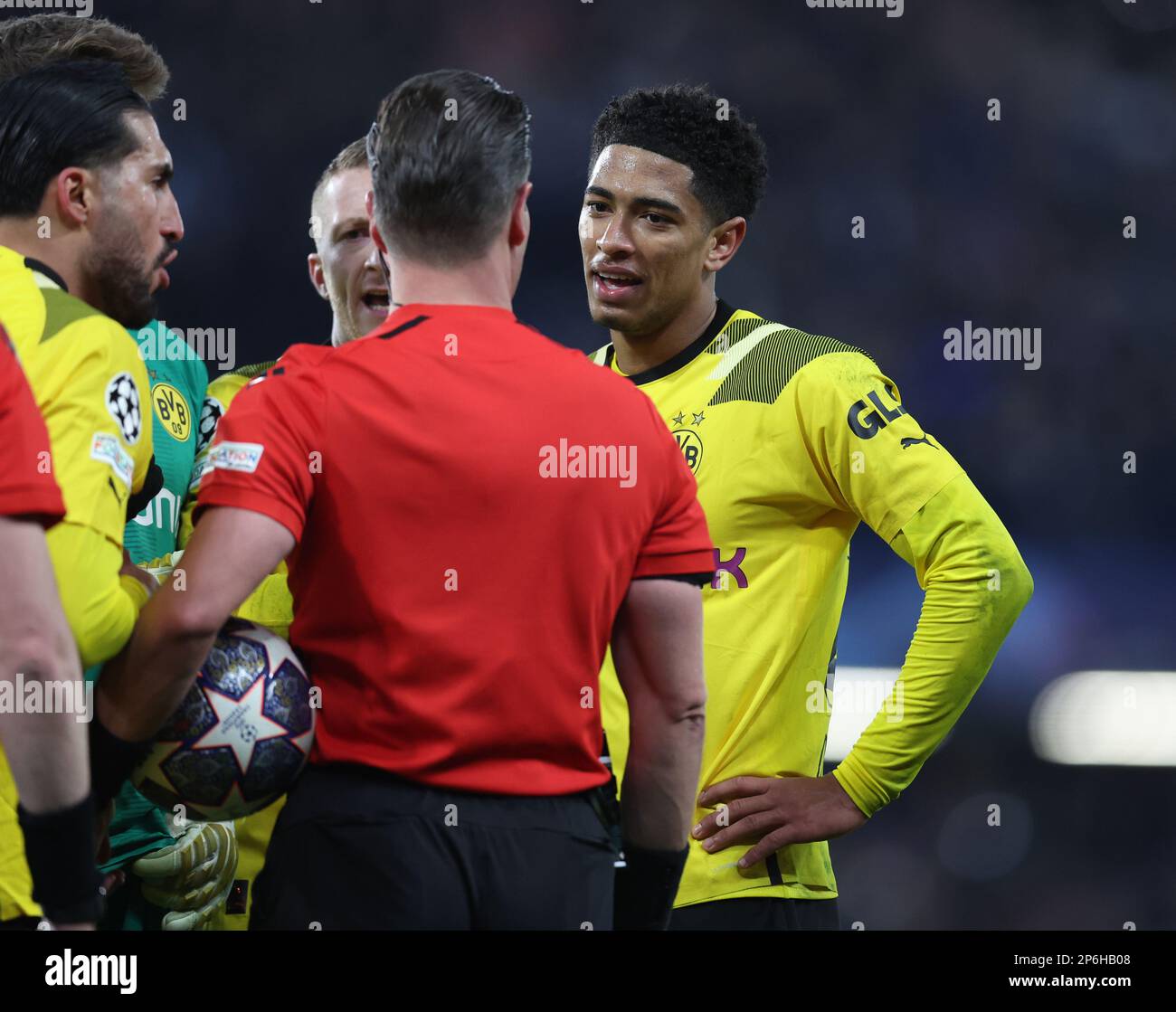 London, England, 7th March 2023. Jude Bellingham of Borussia Dortmund ...