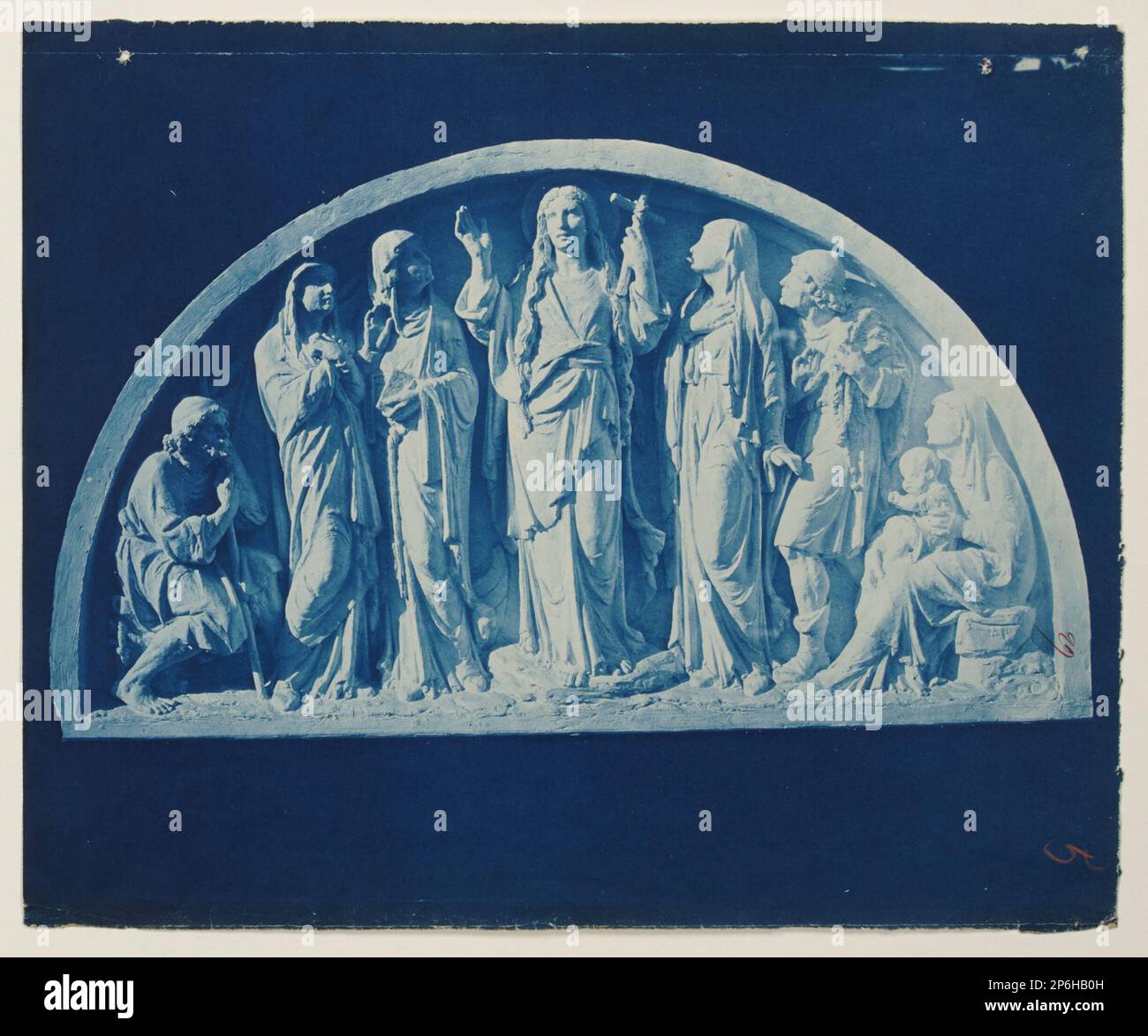 Adolphe Terris, Relief of Christ After Rising from the Tomb, c. 1868 ...