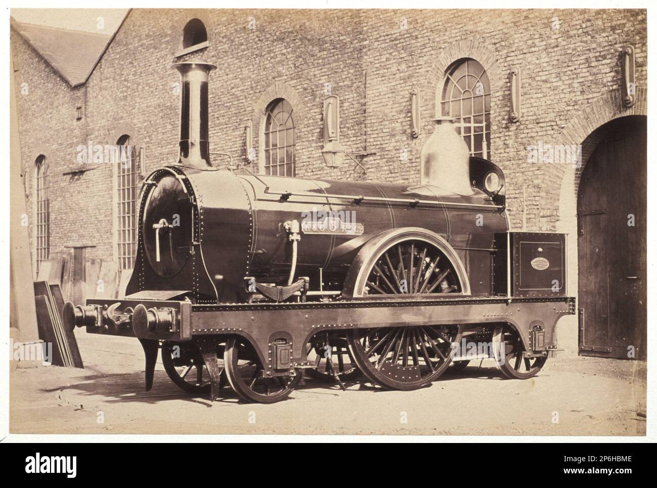 Albumen print from wet collodion on glass negative hi-res stock ...