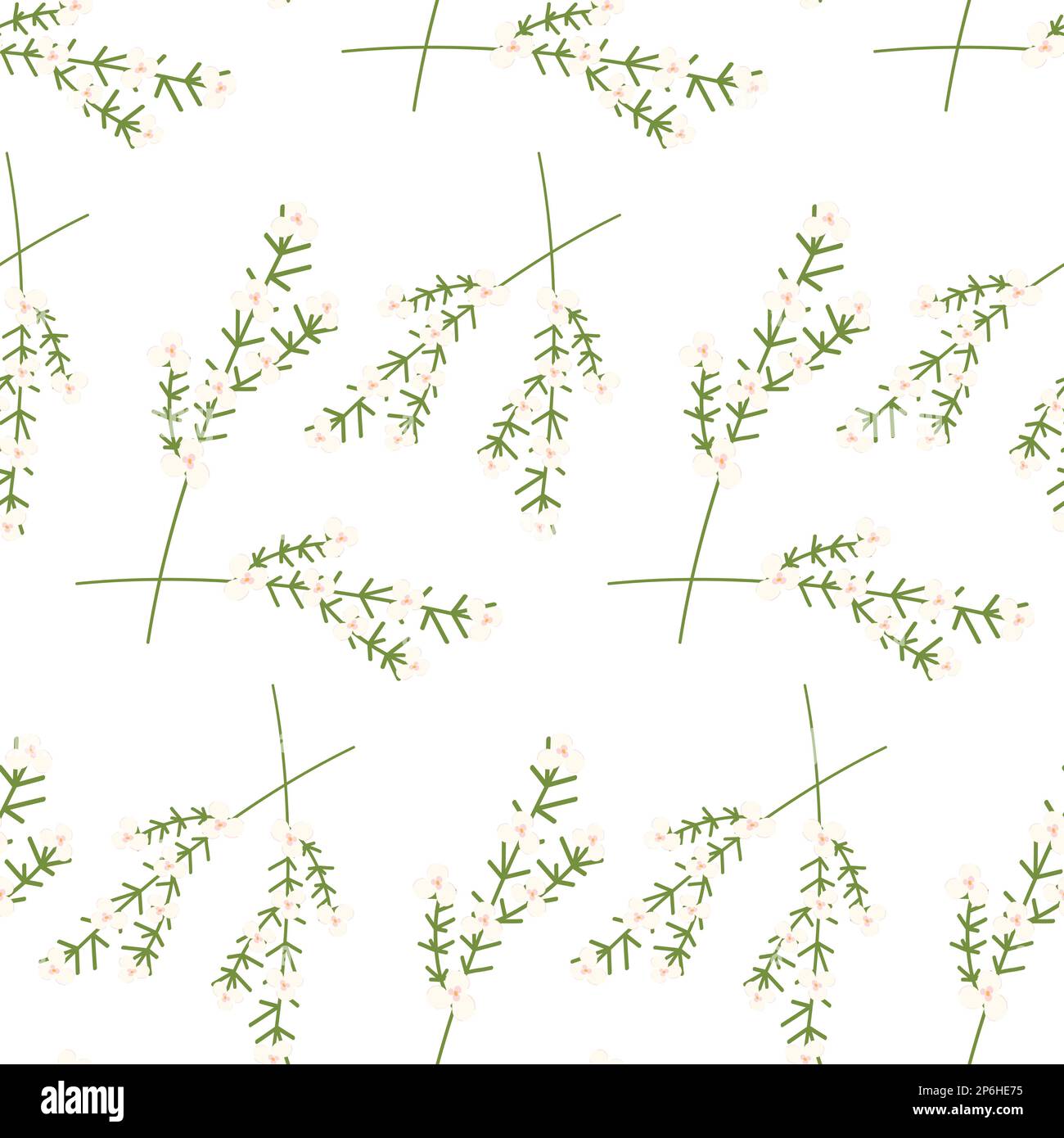 Vector Repeat texture of Abstract blossoming branch of flowers. Endless ...