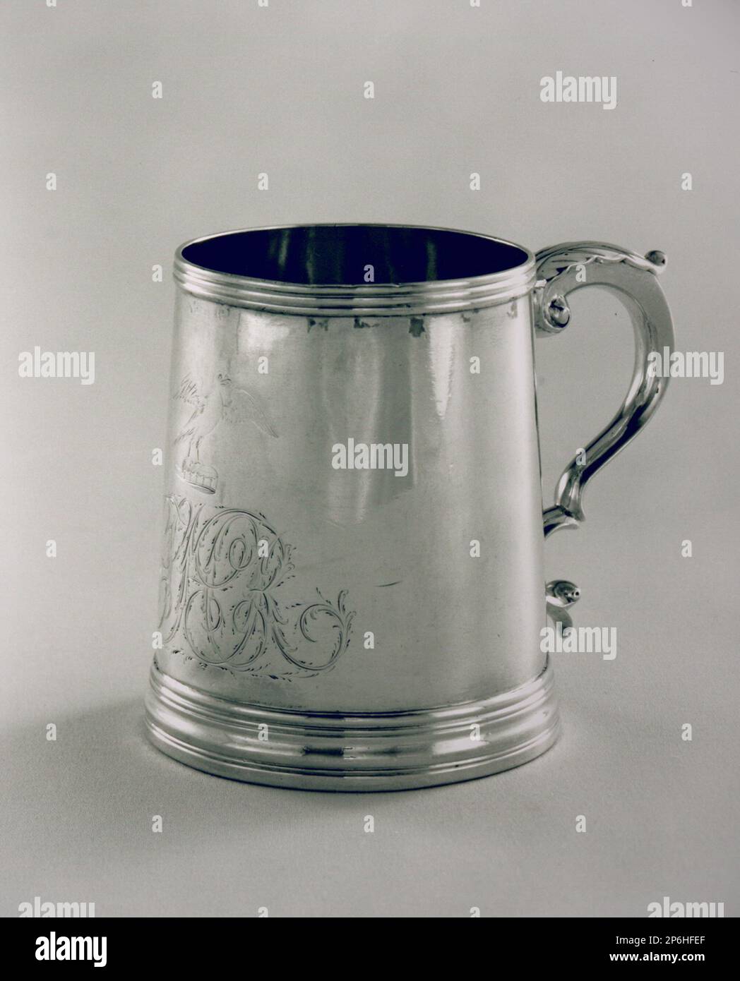 Samuel Pancoast, Mug, c. 1790, silver Stock Photo - Alamy