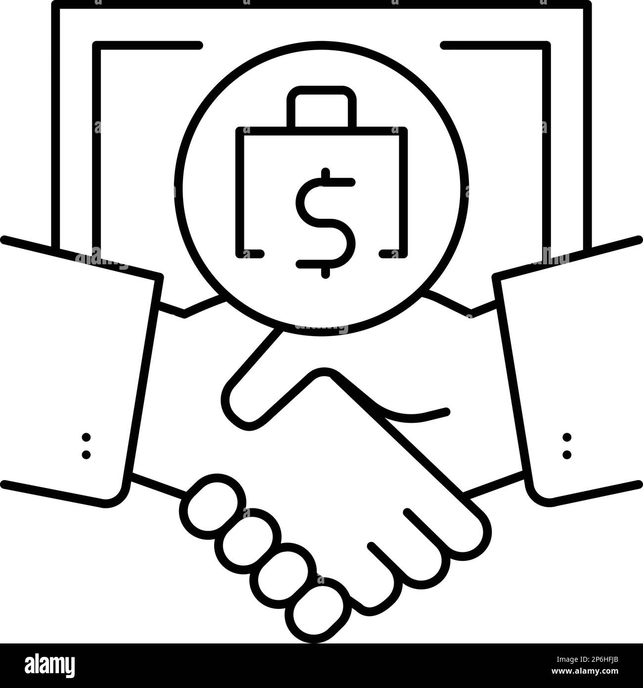 finding partners crisis line icon vector illustration Stock Vector ...