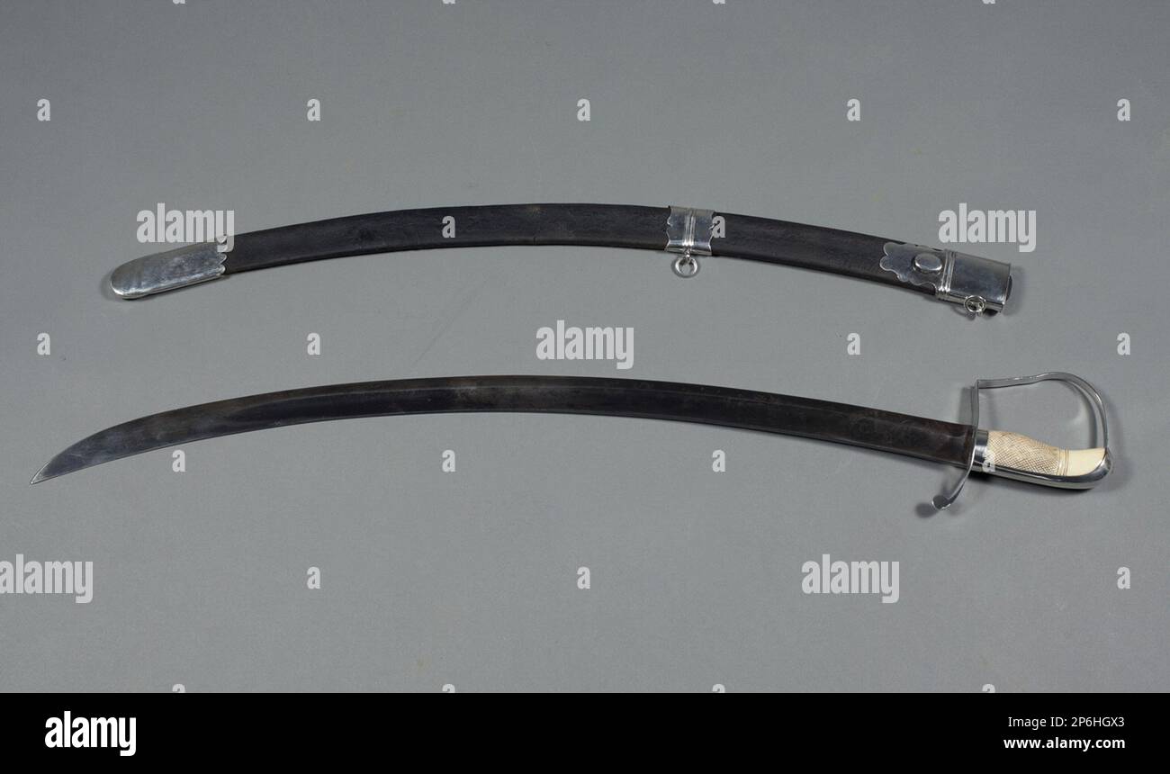 George Gordon, Sword and Scabbard, c. 1810, silver Stock Photo - Alamy