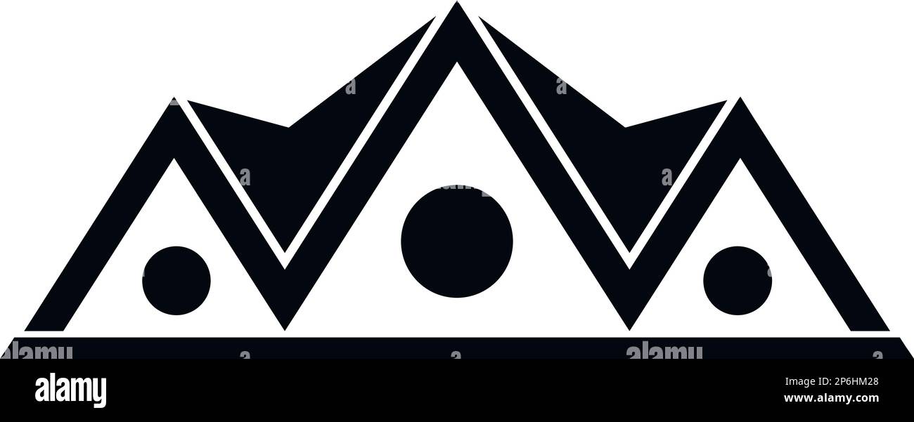 Rooftop icon simple vector. Roof building. Metal cover Stock Vector ...