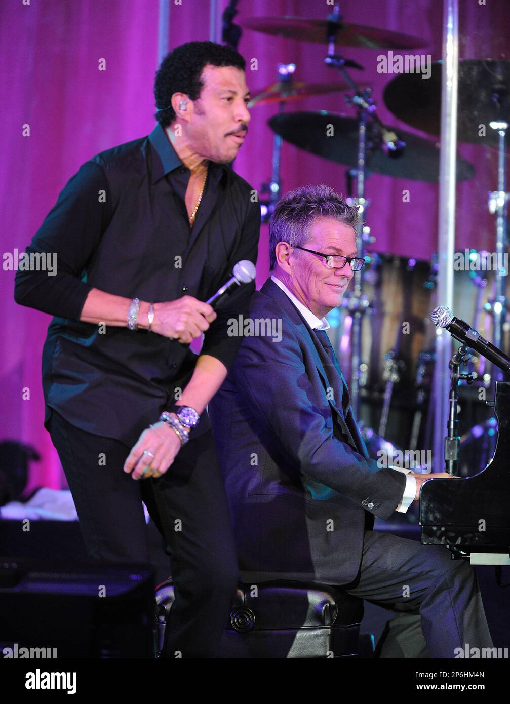 PHOENIX, AZ - March 24: Singer Lionel Richie and songwriter David ...