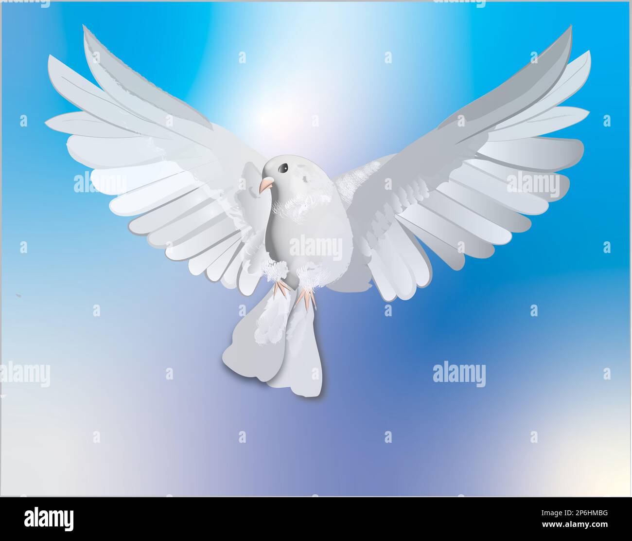 white dove in flight Stock Photo - Alamy