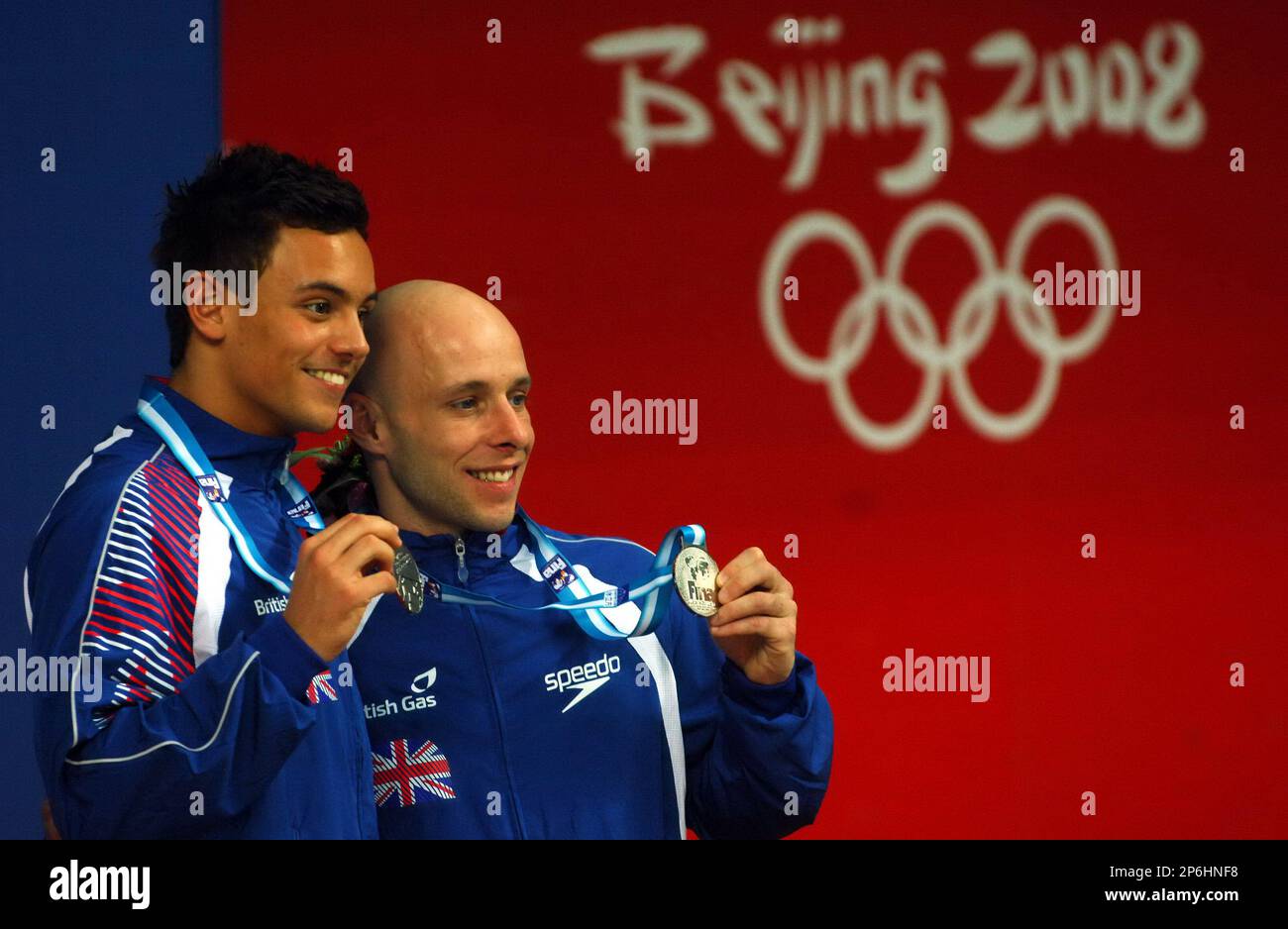 Mar 23, 2012; Beijing, CHINA; Tom Daley and Peter Waterfield of Great ...
