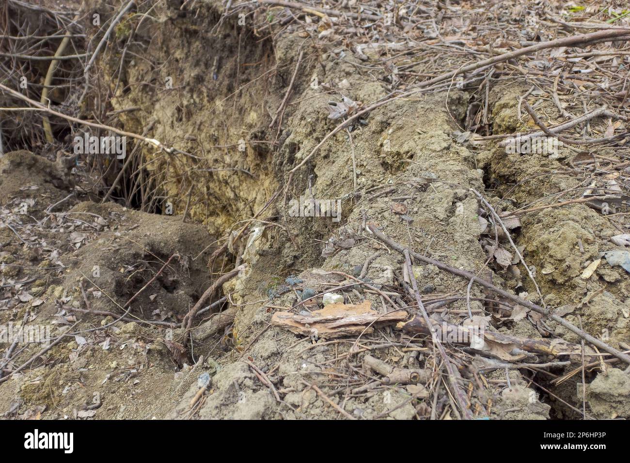 Slump landslide hi-res stock photography and images - Alamy