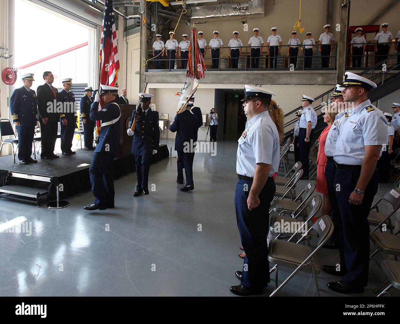 The U.S. Coast Guard Training Station Cape May unveiling ceremony ...