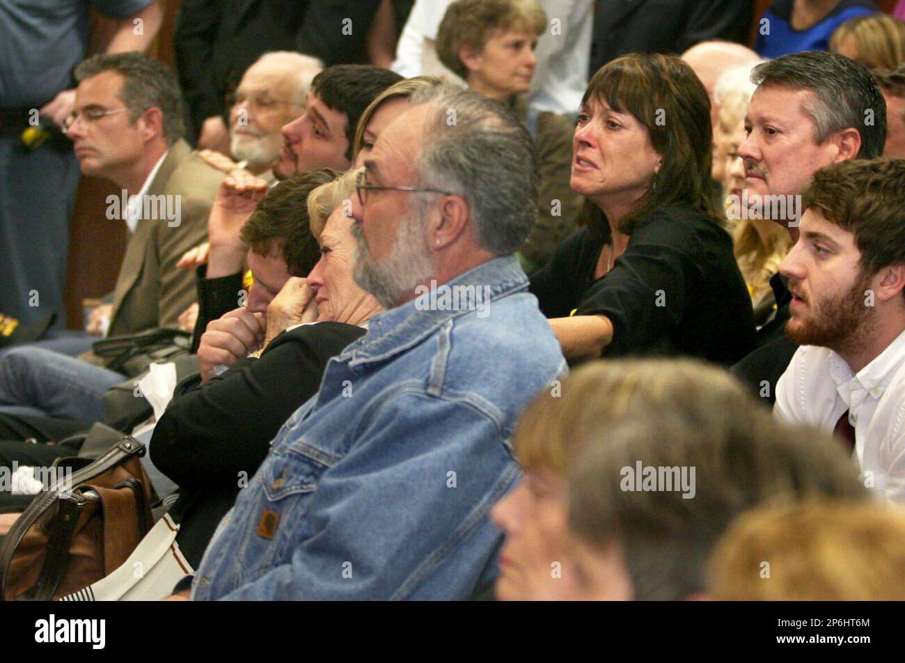 Survivors of Mike Sisco and Karen Harkness react, Thursday March 22 ...