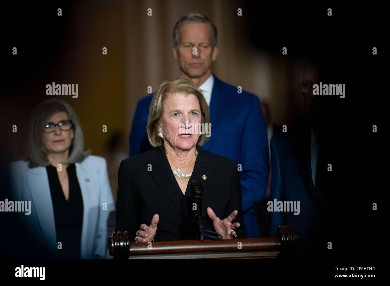 United States Senator Shelley Moore Capito (Republican of West Virginia ...
