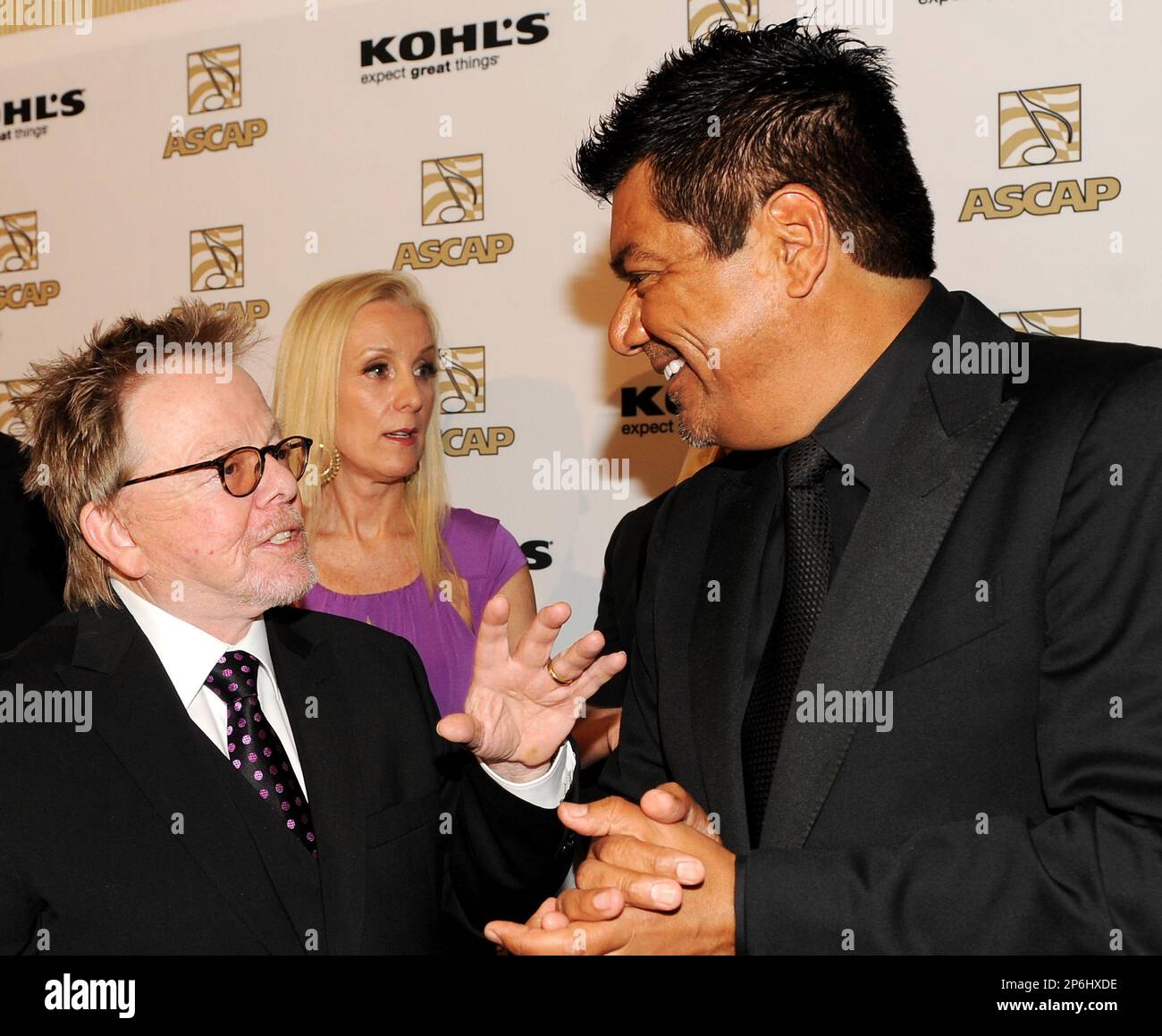 BEVERLY HILLS, CA - MARCH 20: ASCAP President Paul Williams (L) and ...