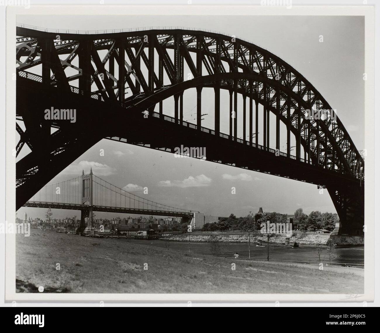 Berenice Abbott, untitled [Hell Gate Bridge, New York] , 1937, printed ...