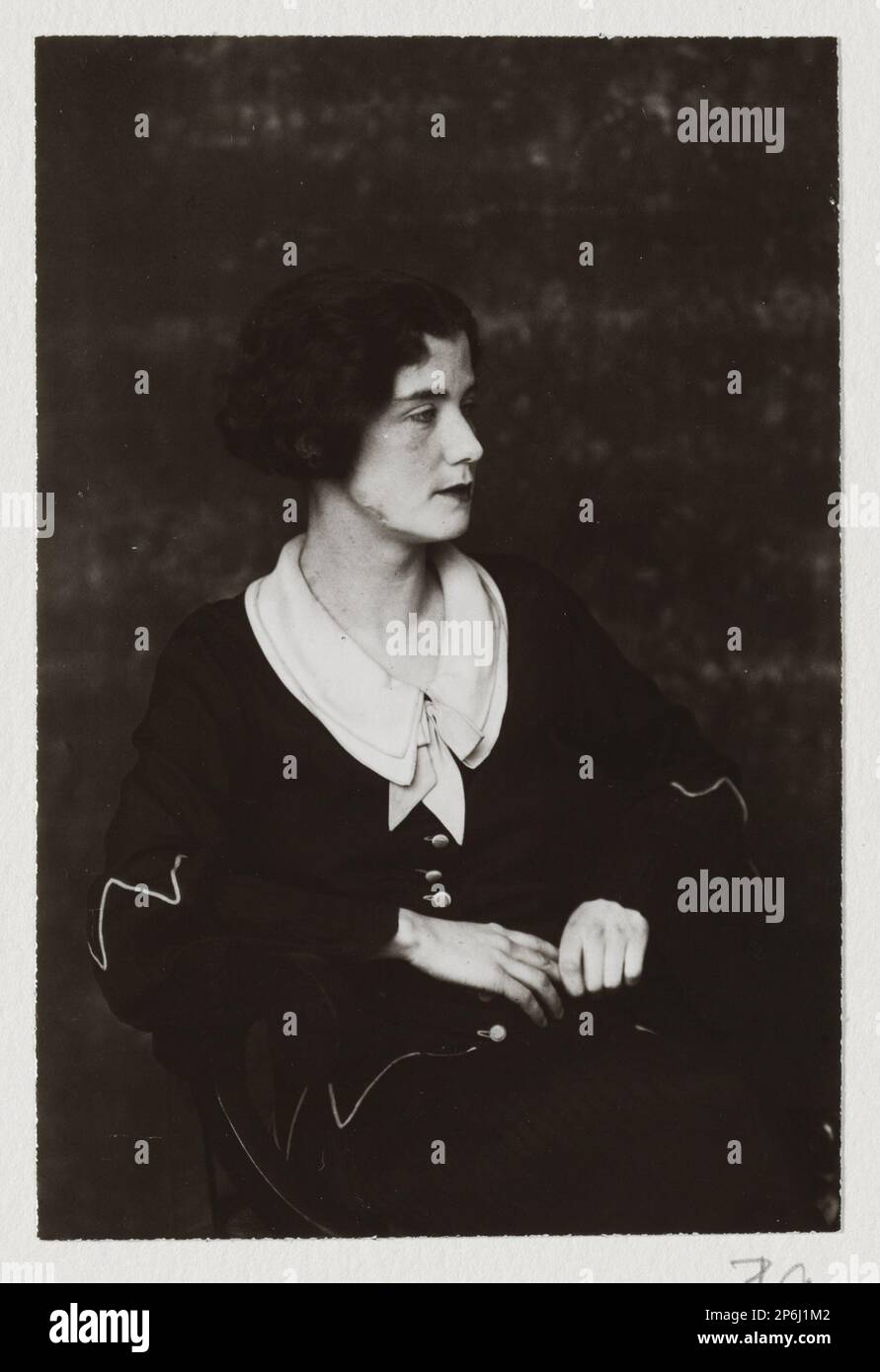 Berenice Abbott, Portrait of Lucia Joyce, 1927–28, printed 1982 ...