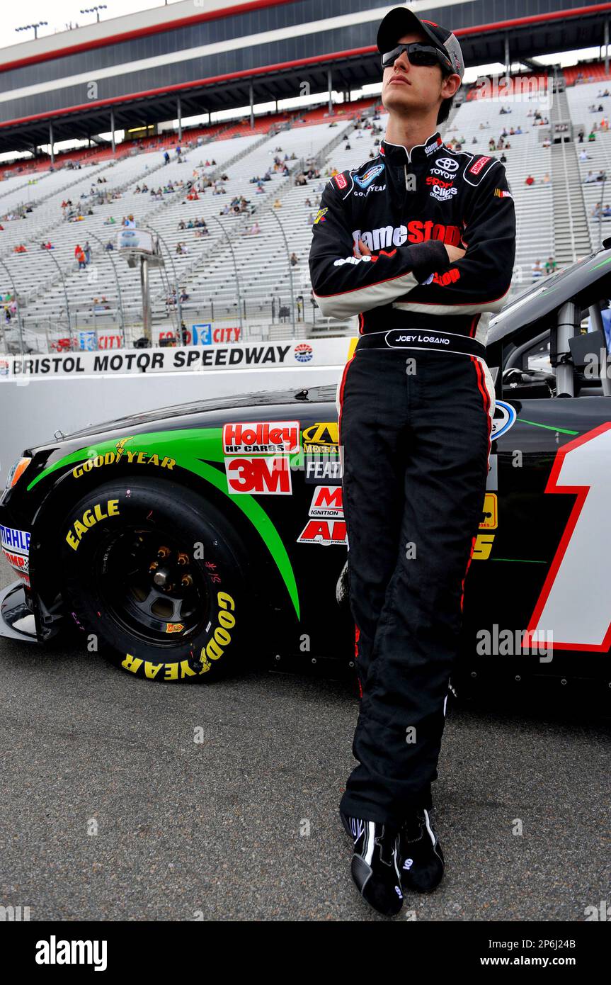Joey Logano, GameStop Toyota Camry during qualifying for the Ford ...