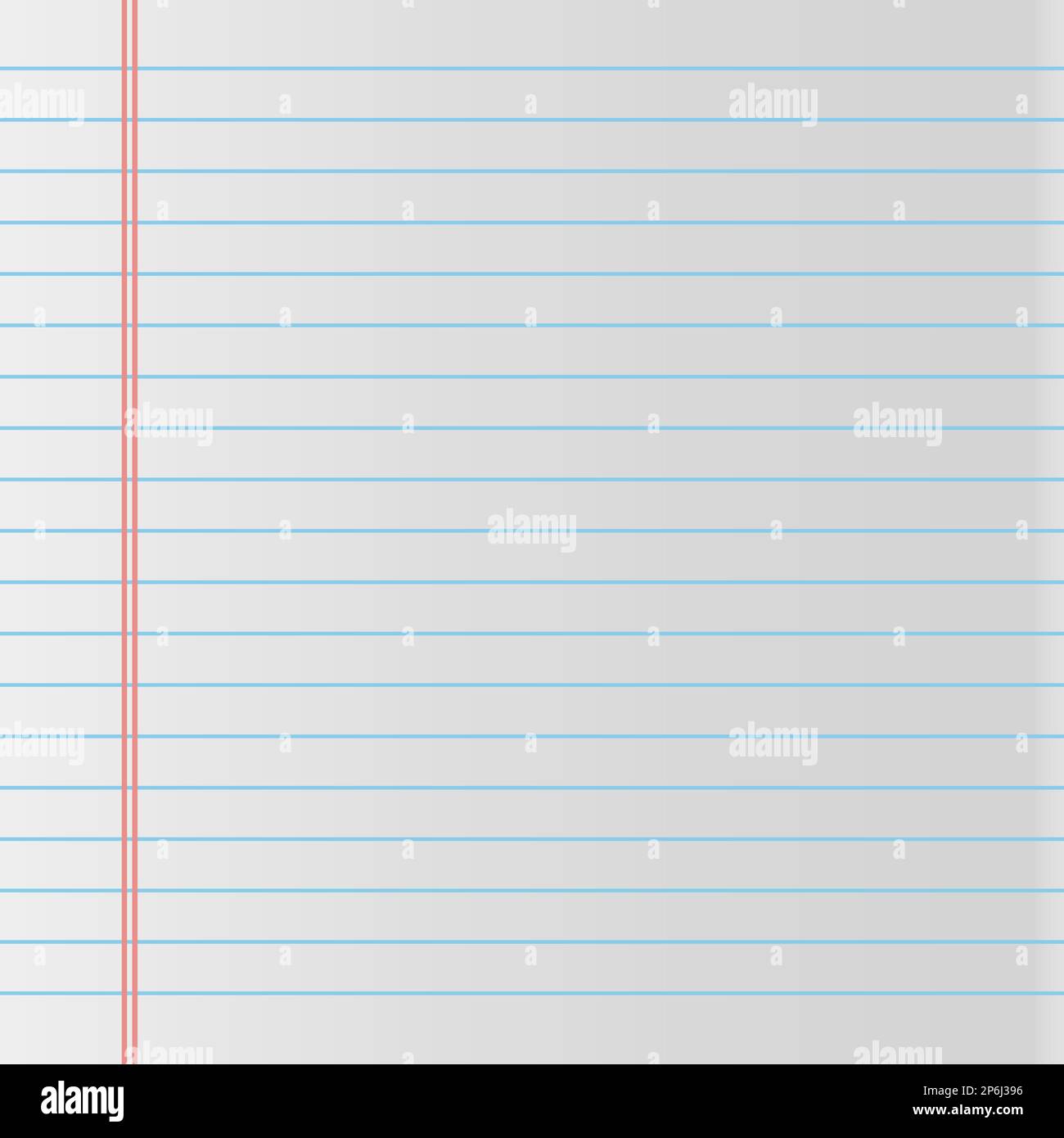 School notebook paper. Vector illustration Stock Vector Image & Art - Alamy