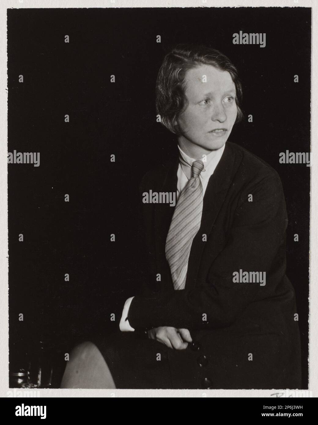 Berenice Abbott, Portrait of Edna St. Vincent Millay , 1930, printed ...