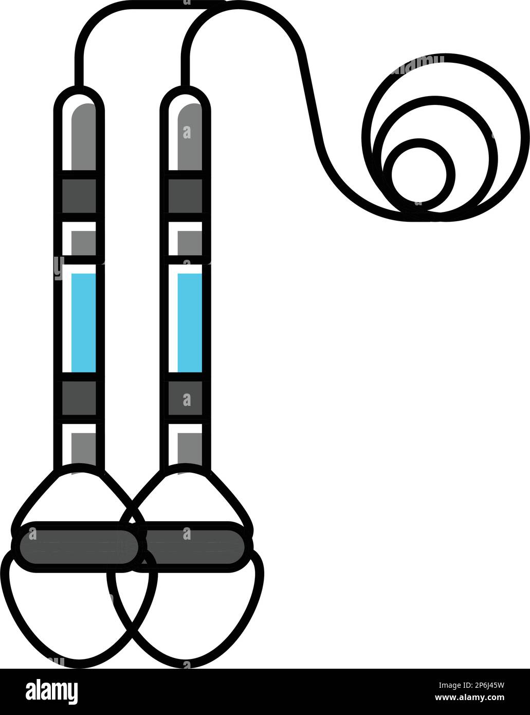 suspension trainer fitness sport color icon vector illustration Stock ...