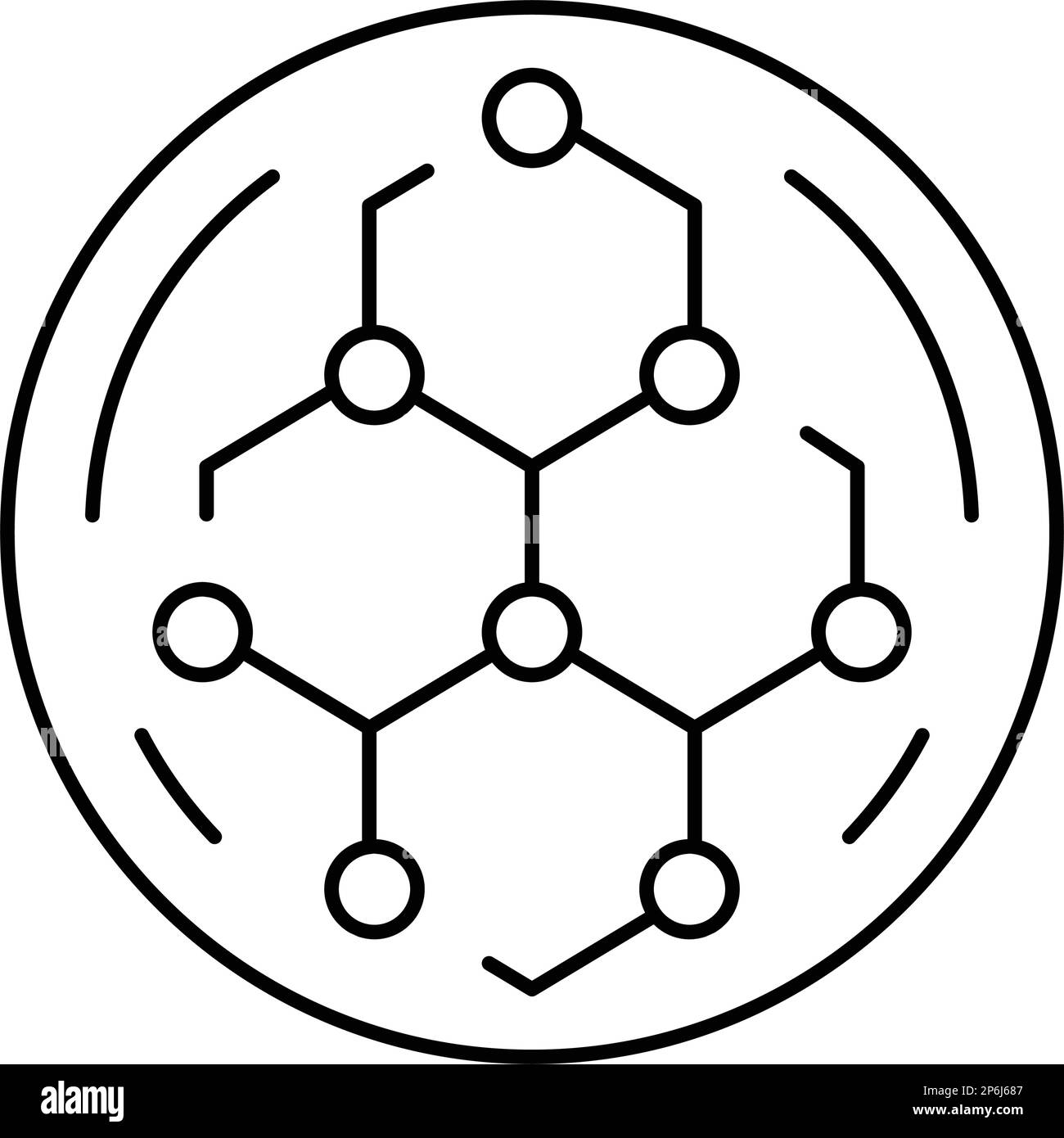 polyester fabric cloth line icon vector illustration Stock Vector Image ...