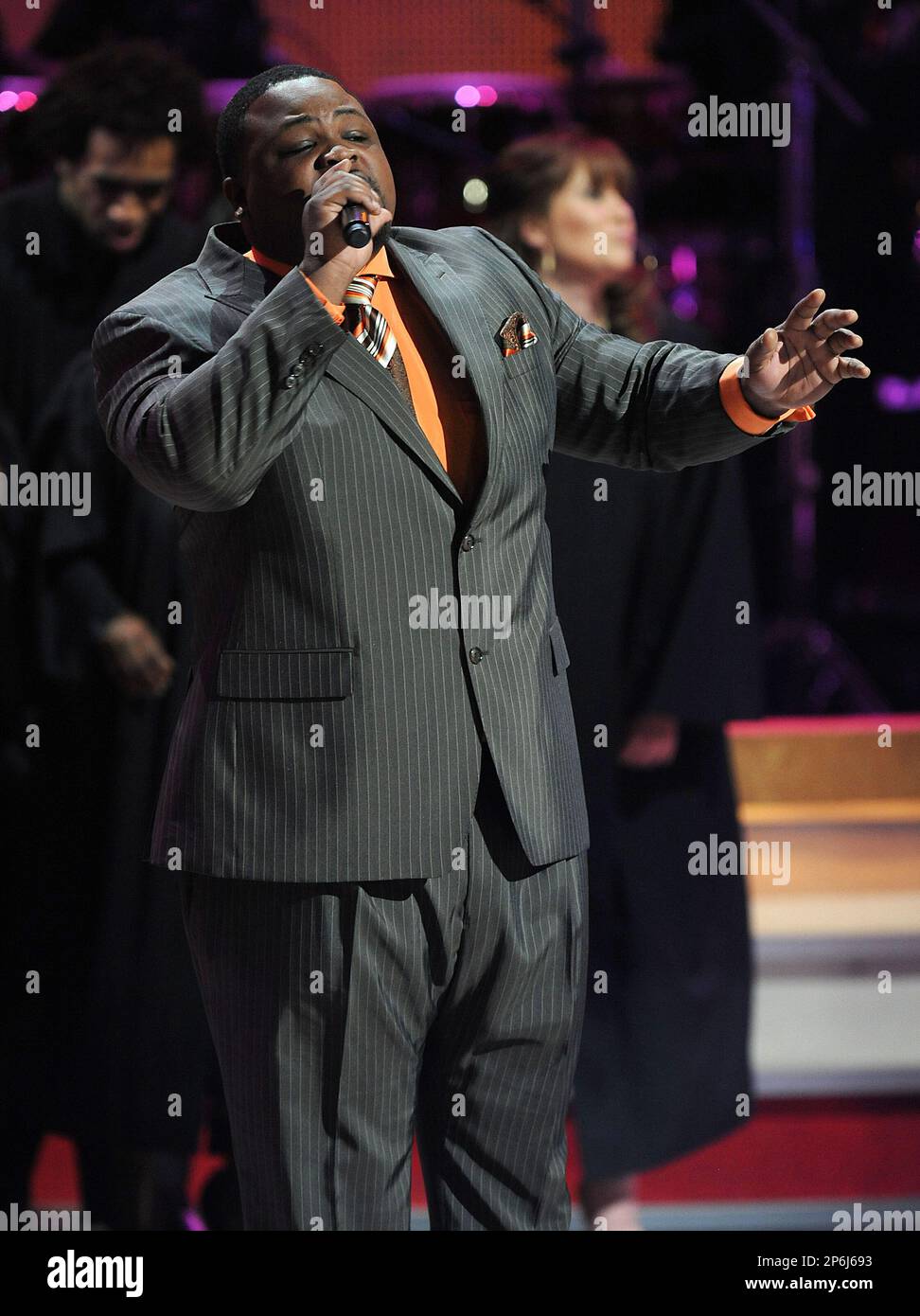 LOS ANGELES, CA - MARCH 16: Singer Zacardi Cortez performs on the BET ...