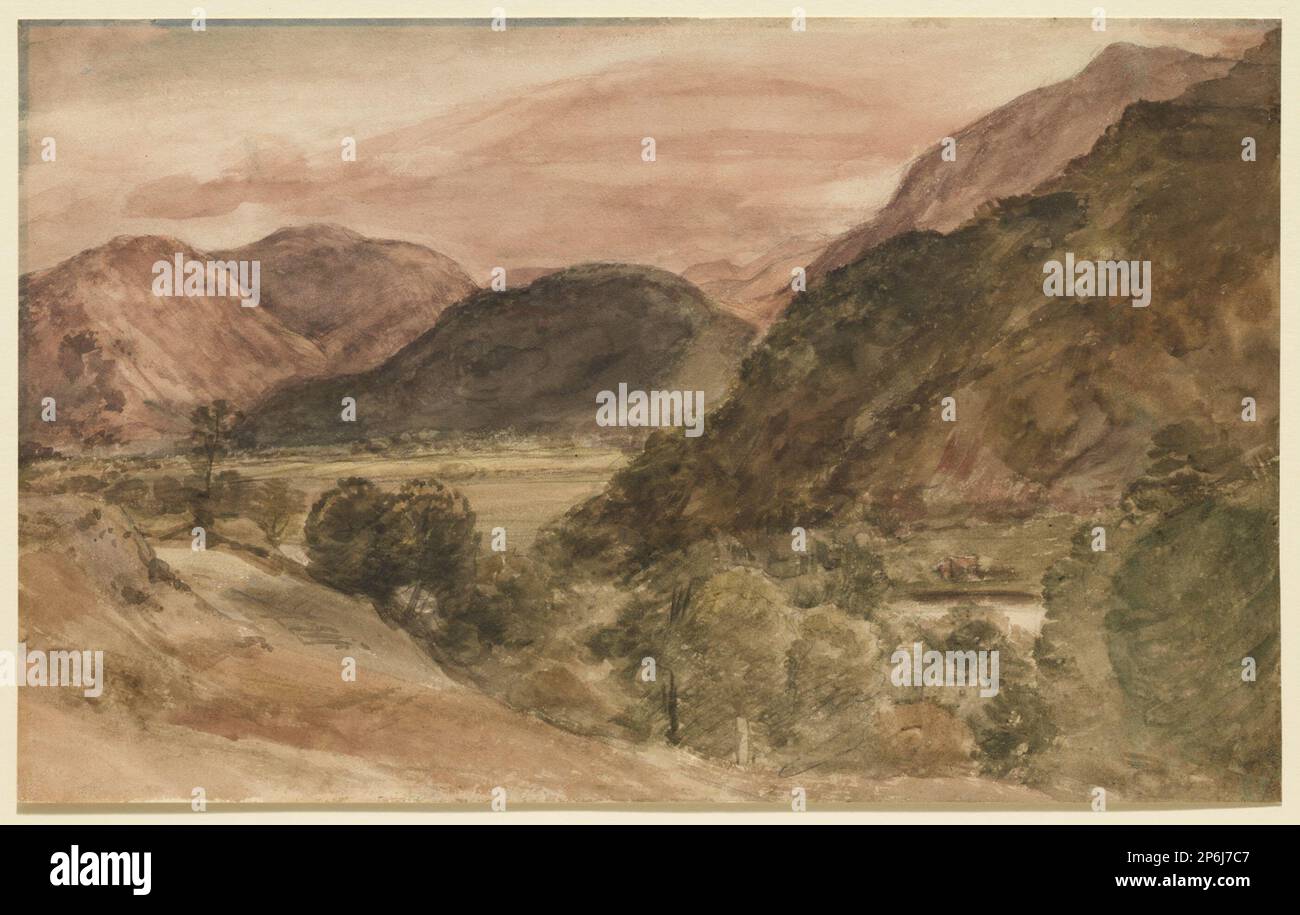 John Constable, Borrowdale, 1806, watercolor over graphite on cream ...