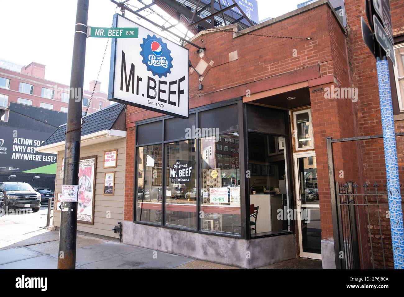 The exterior of Mr. Beef is shown, Monday, March 6, 2023, in Chicago ...