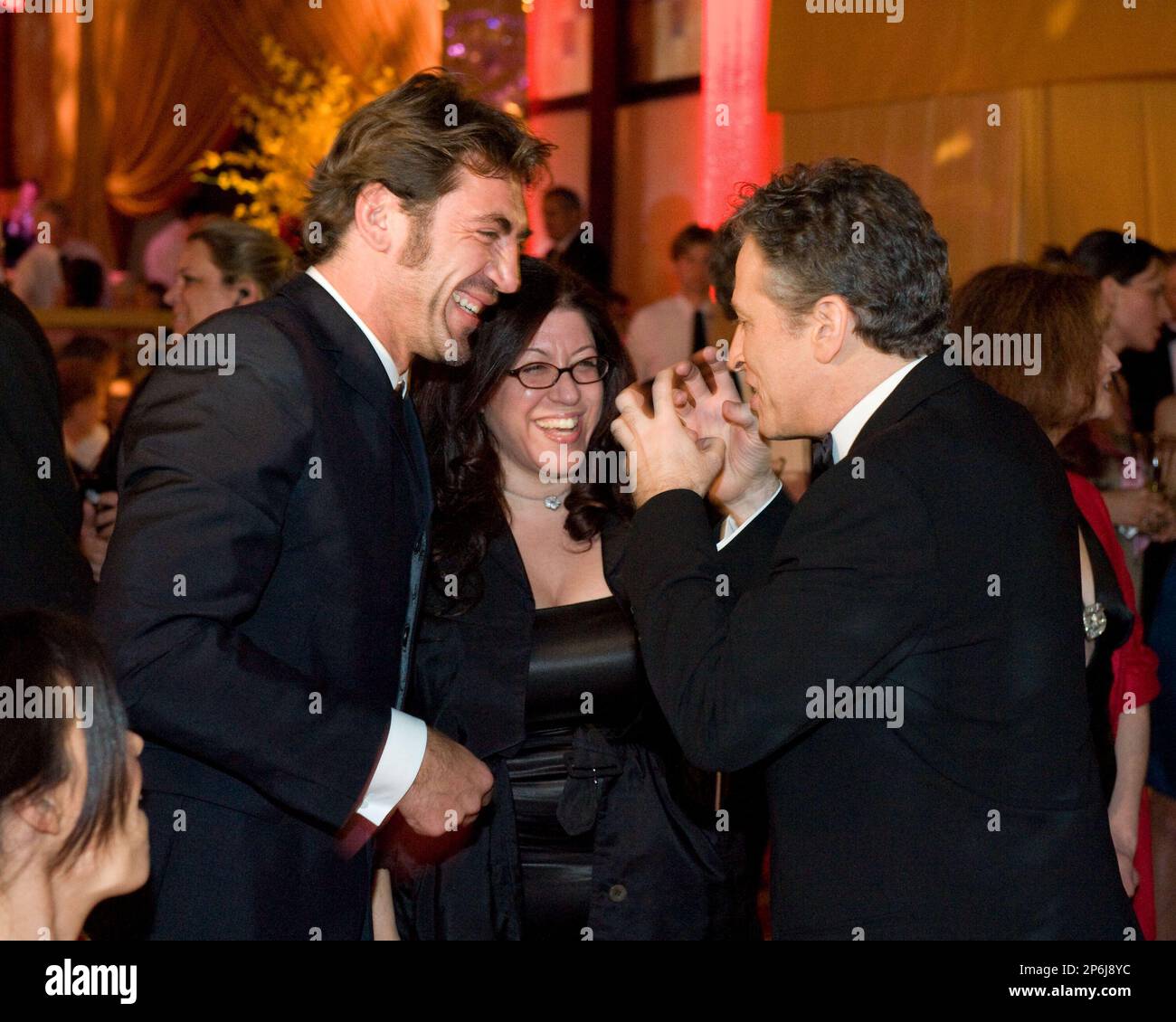 Javier Bardem Jon Stewart 80th Academy Awards Retrospective Photo