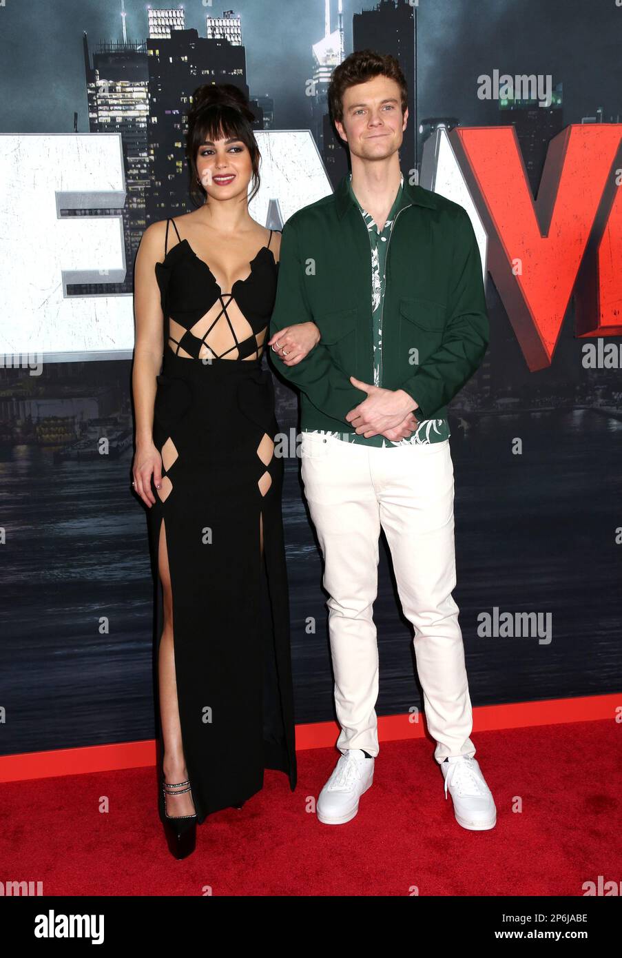 New York City, NY, March 6, 2023, Melissa Barrera and Jack Quaid ...