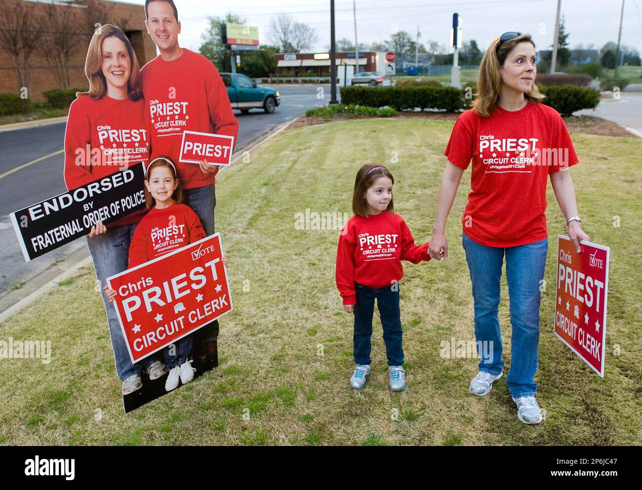 In this Tuesday morning, March 15, 2012 photo, Ruth Priest holds the ...