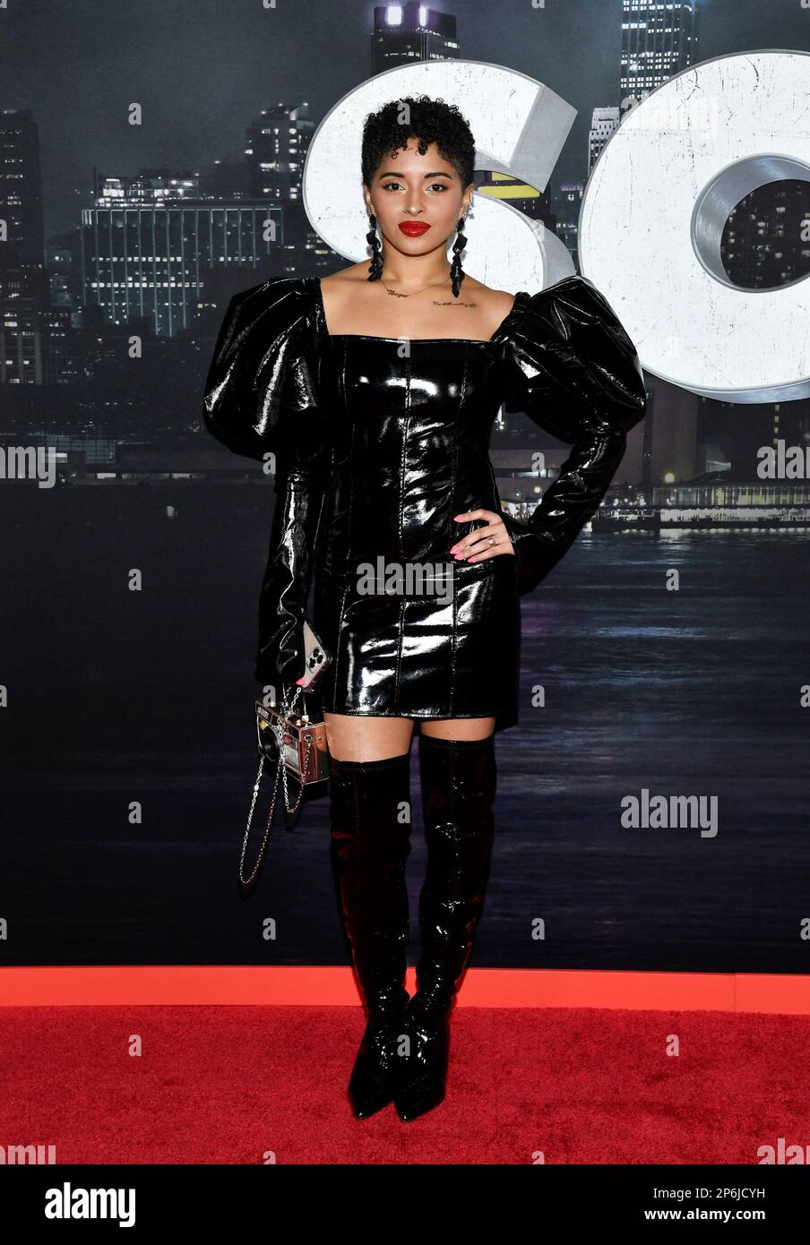 Nicque Marina attends the world premiere of "Scream VI" at AMC Lincoln ...