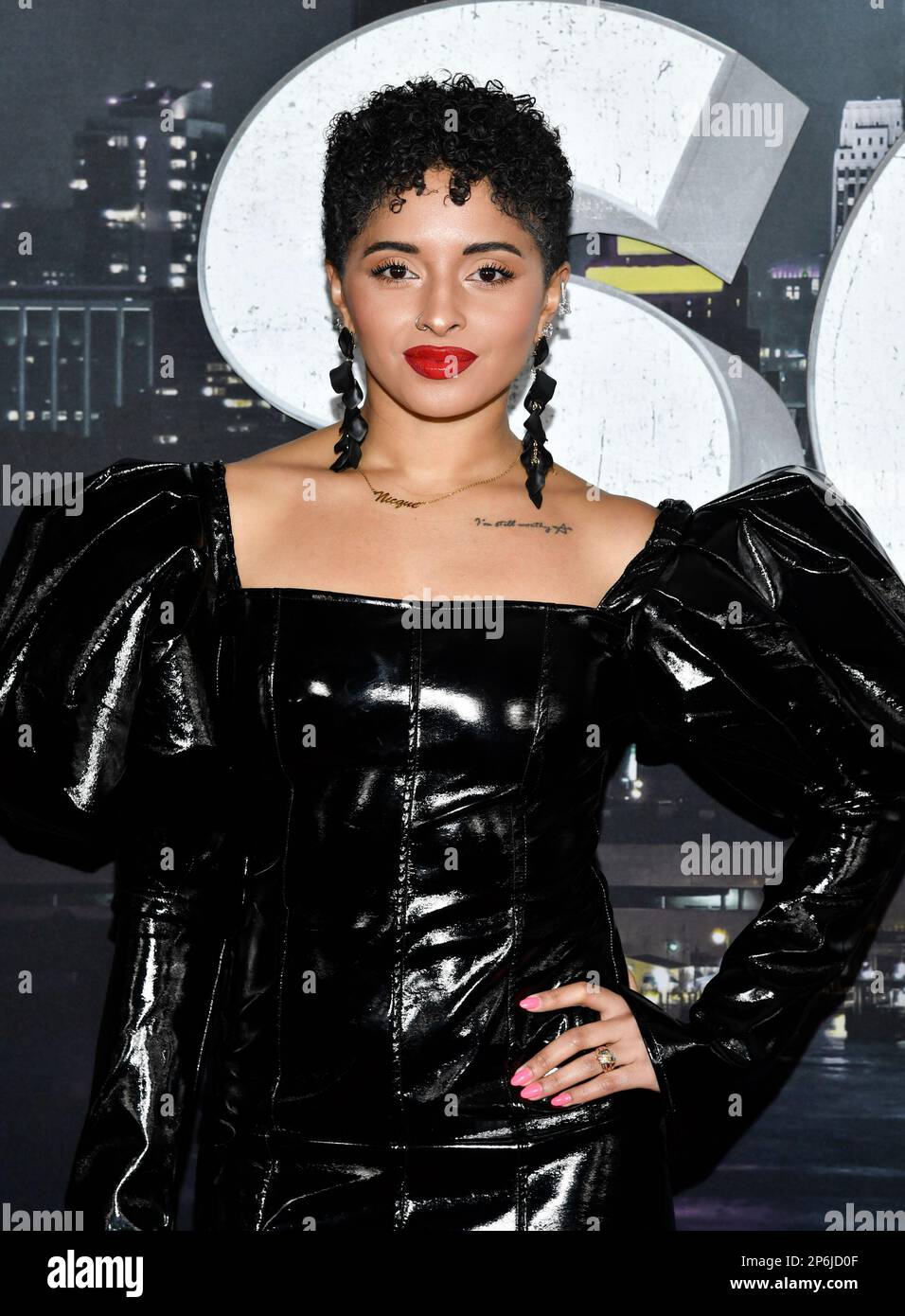 Nicque Marina attends the world premiere of "Scream VI" at AMC Lincoln ...