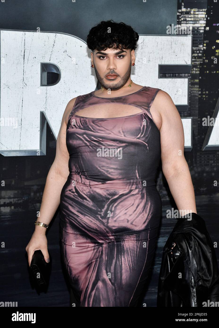 Loco Ninja attends the world premiere of "Scream VI" at AMC Lincoln ...