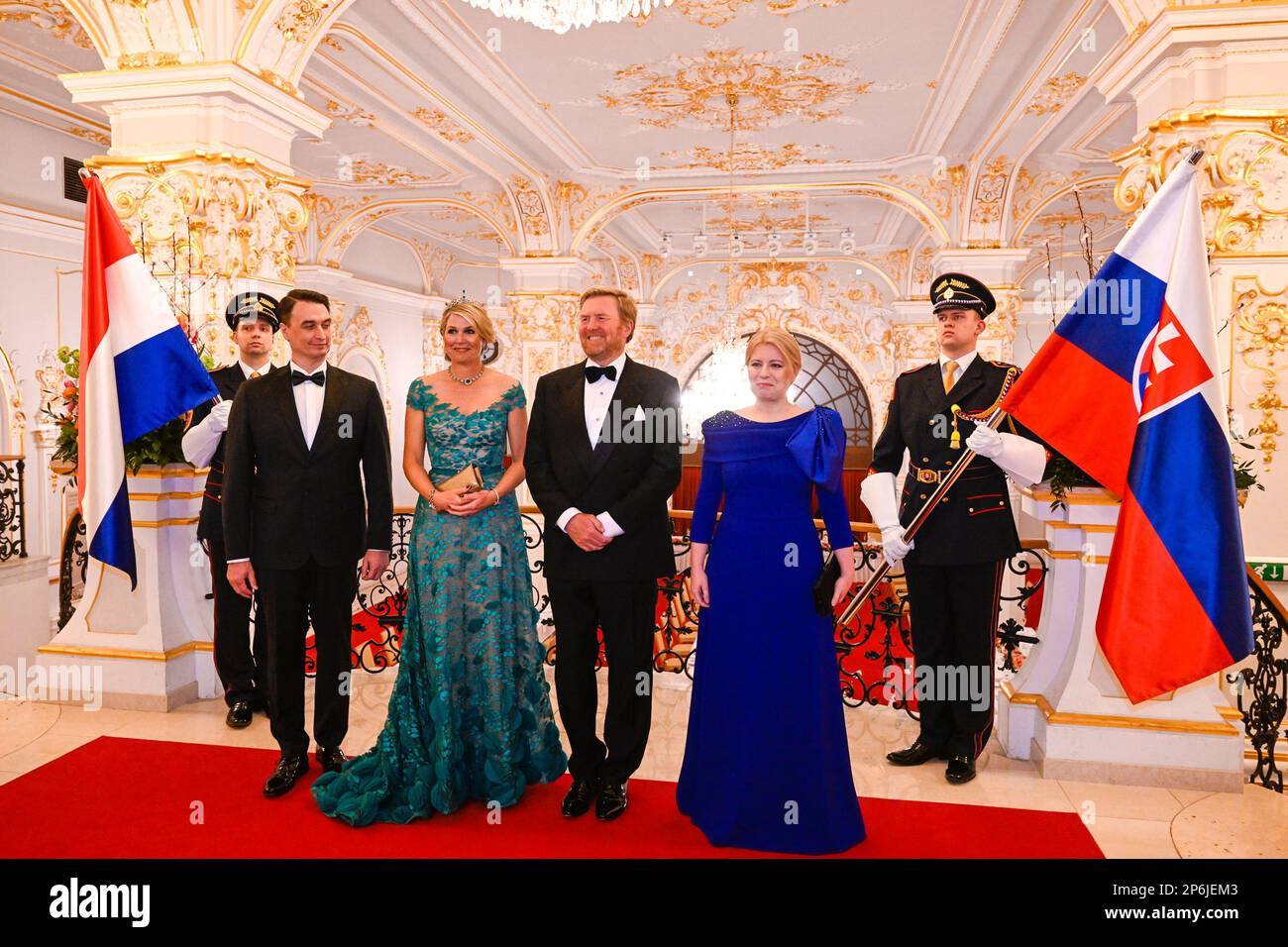 Bratislava, Slovakia - 7 Mar 2023, King Willem-Alexander and Queen ...