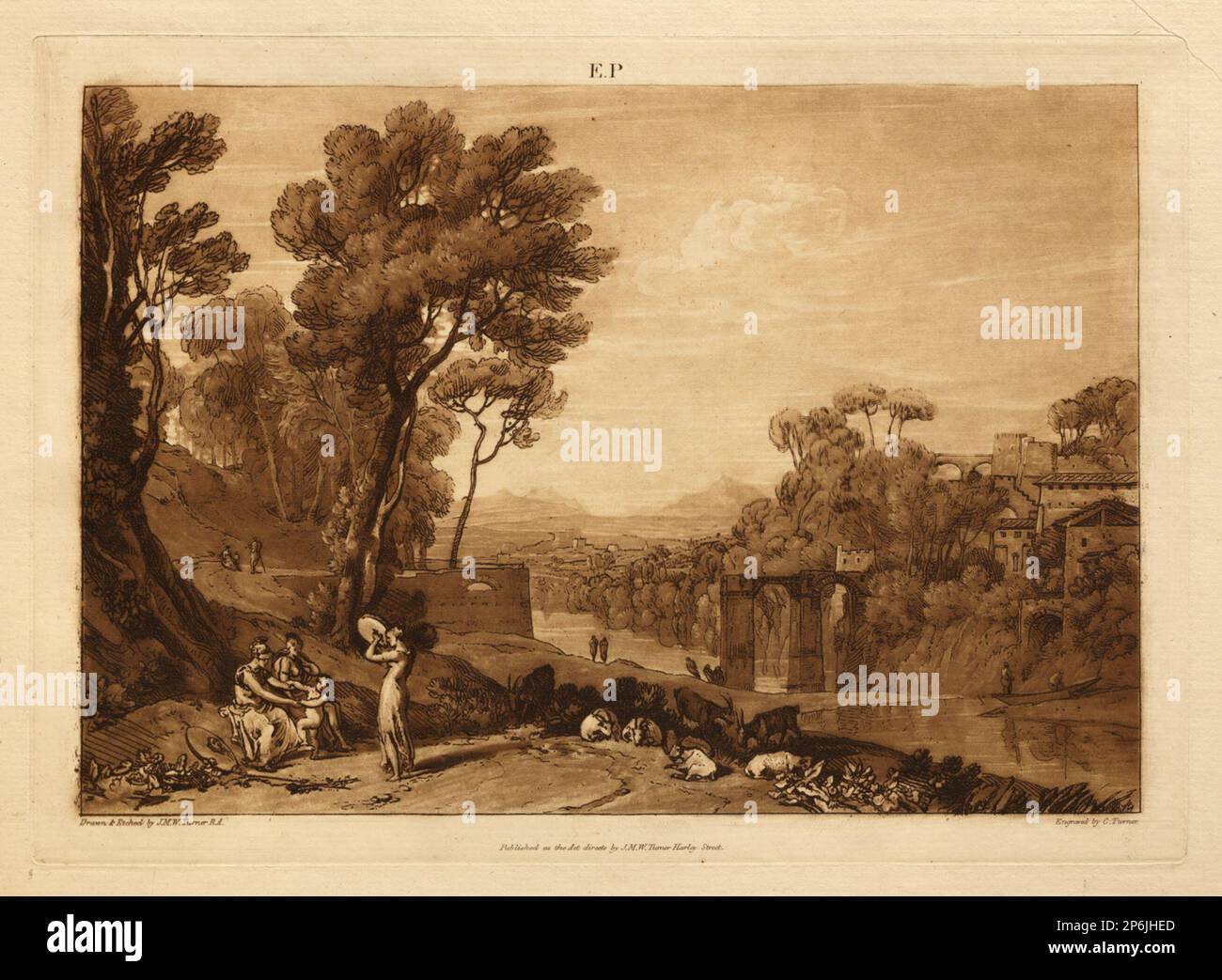 Joseph Mallord William Turner, The Woman and the Tambourine, June 11 ...