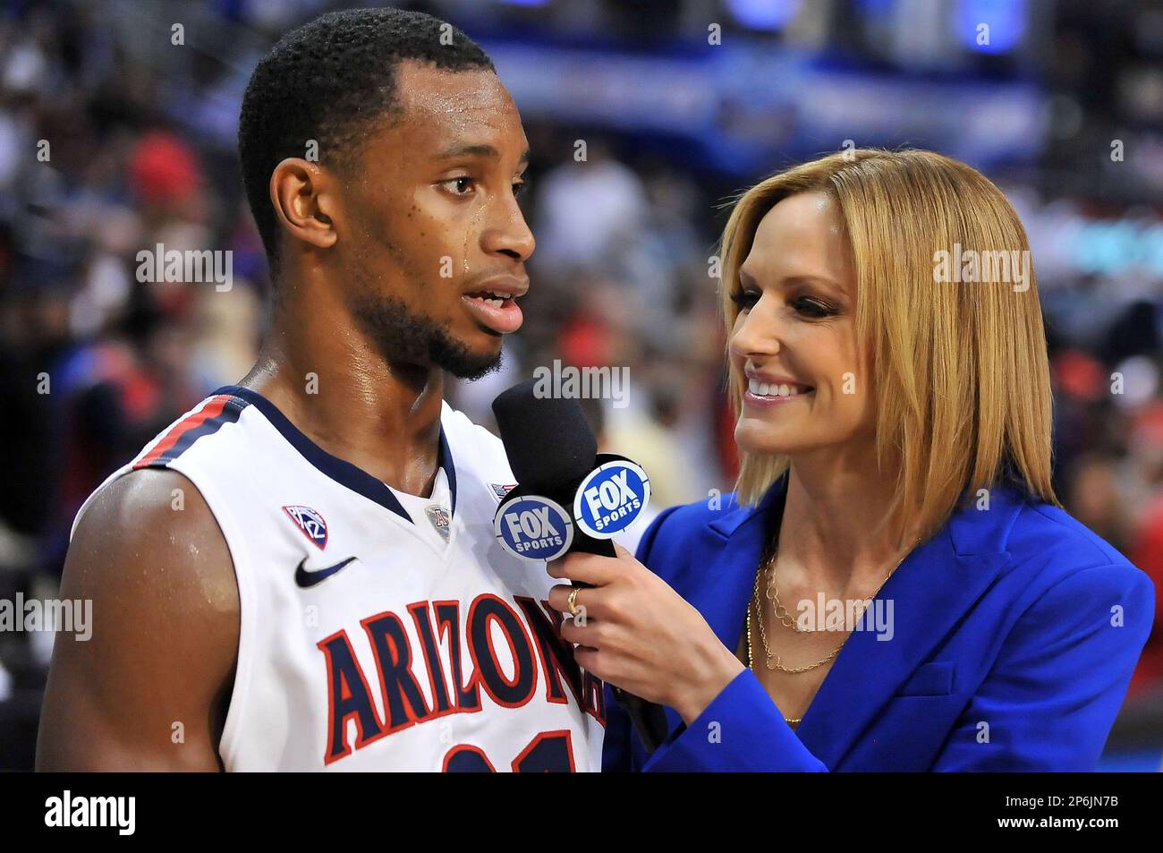 March 9, 2012 Los Angeles, CA.Arizona Wildcats guard Kyle Fogg #21 is ...