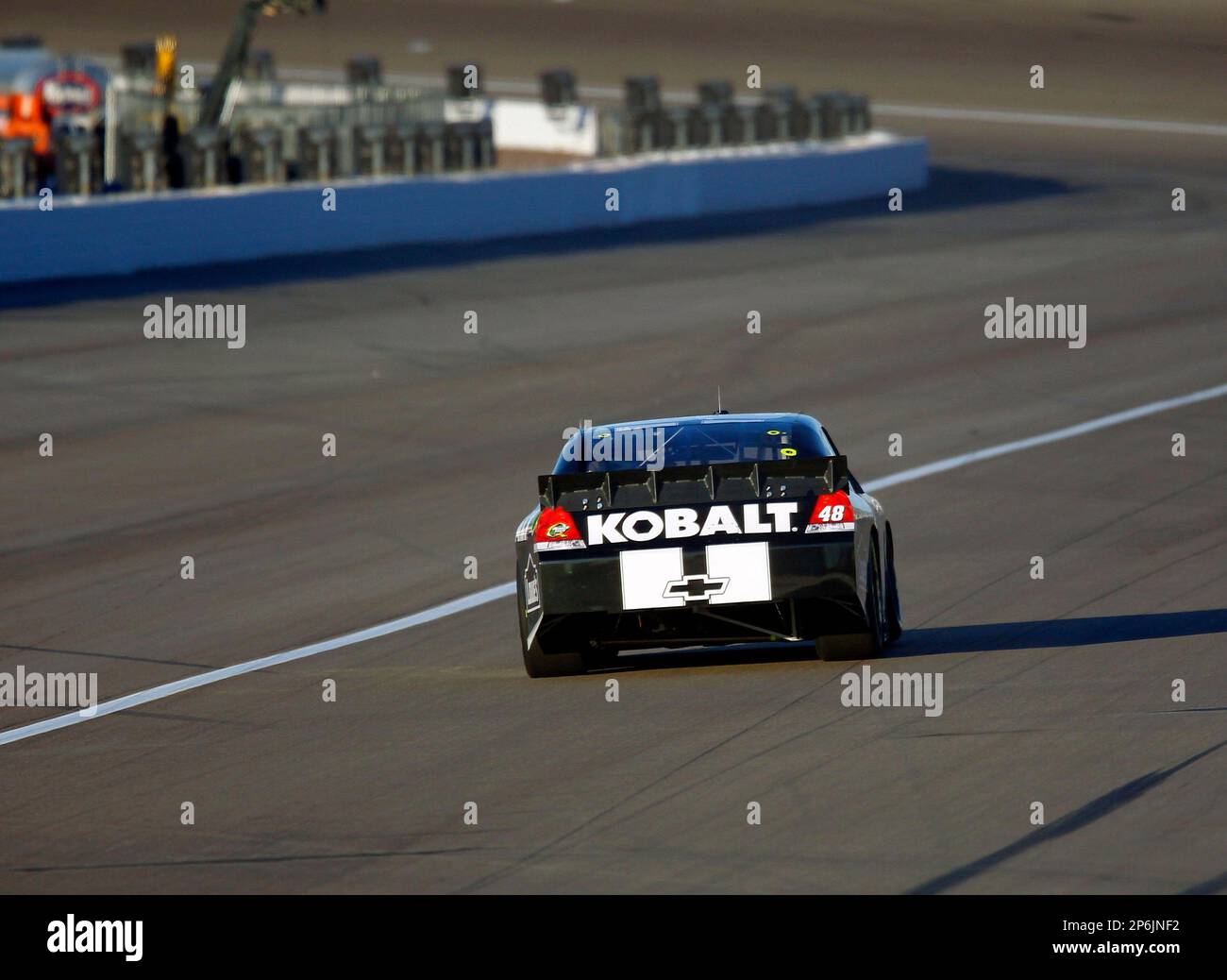 LAS VEGAS, NV - MAR 09, 2012: Jimmie Johnson (48) qualifies for the ...