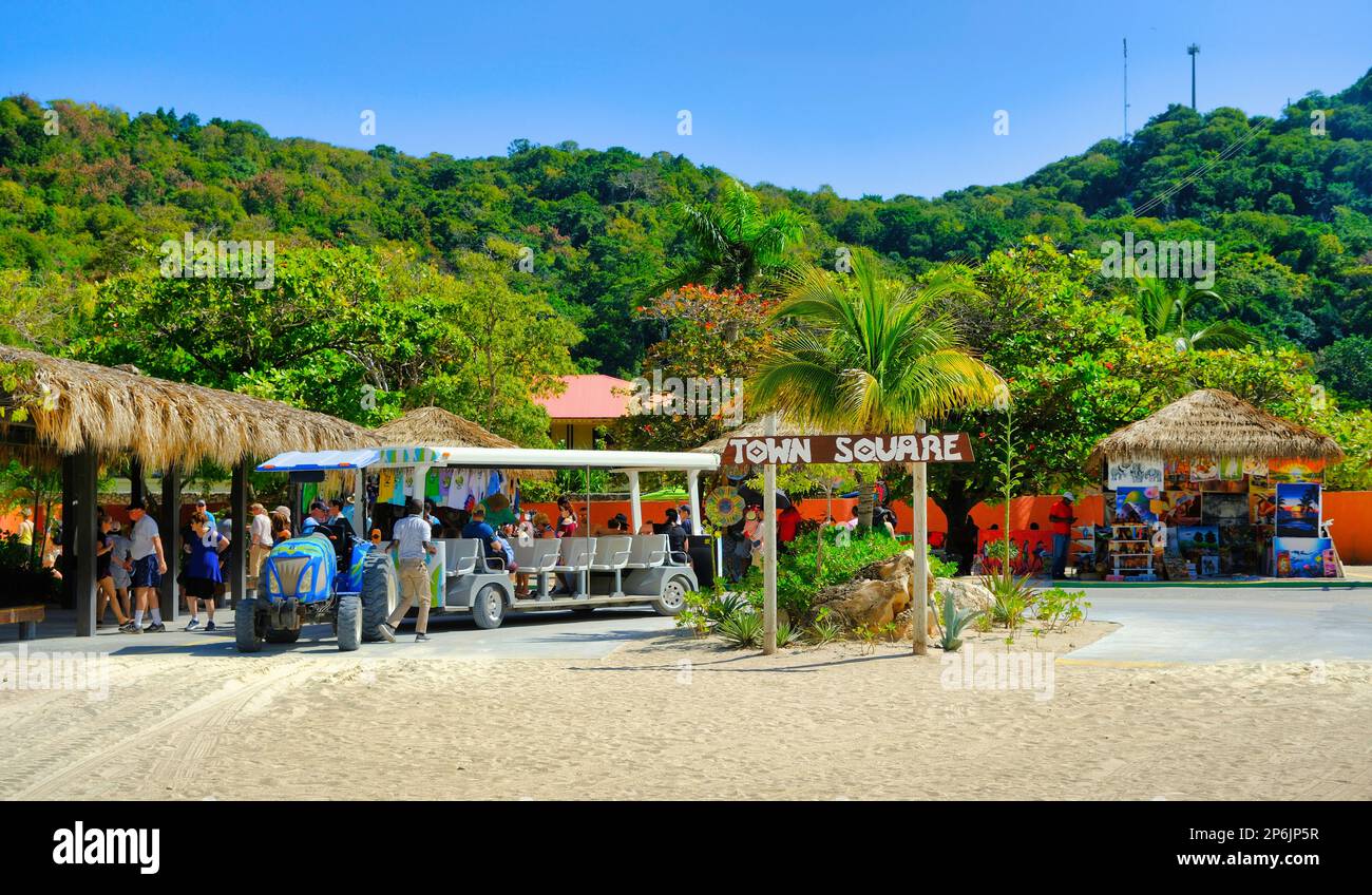 LABADEE, HAITI -January 31, 2023: Labadee is a port located on the ...