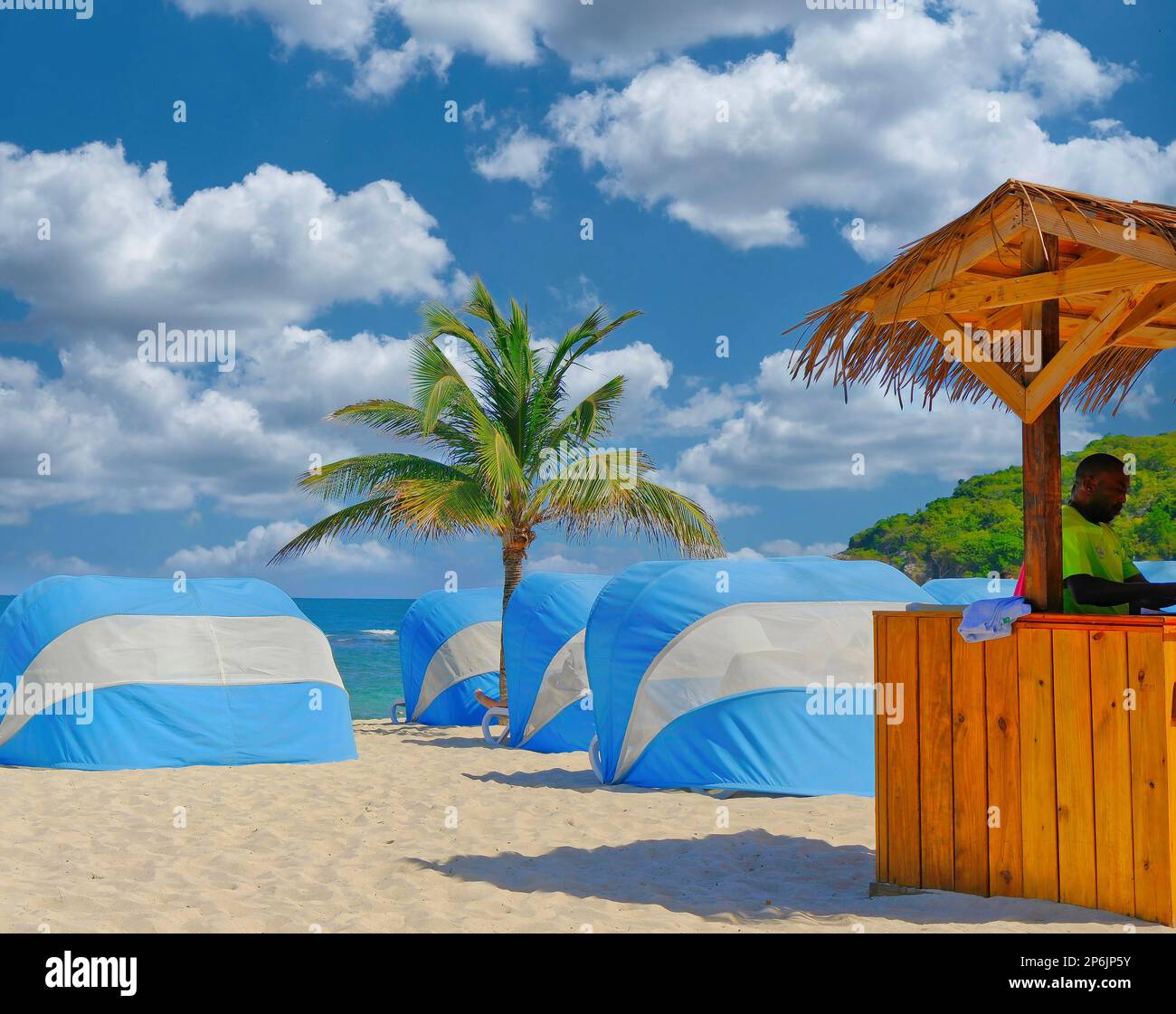 LABADEE, HAITI -January 31, 2023: Labadee is a port located on the ...