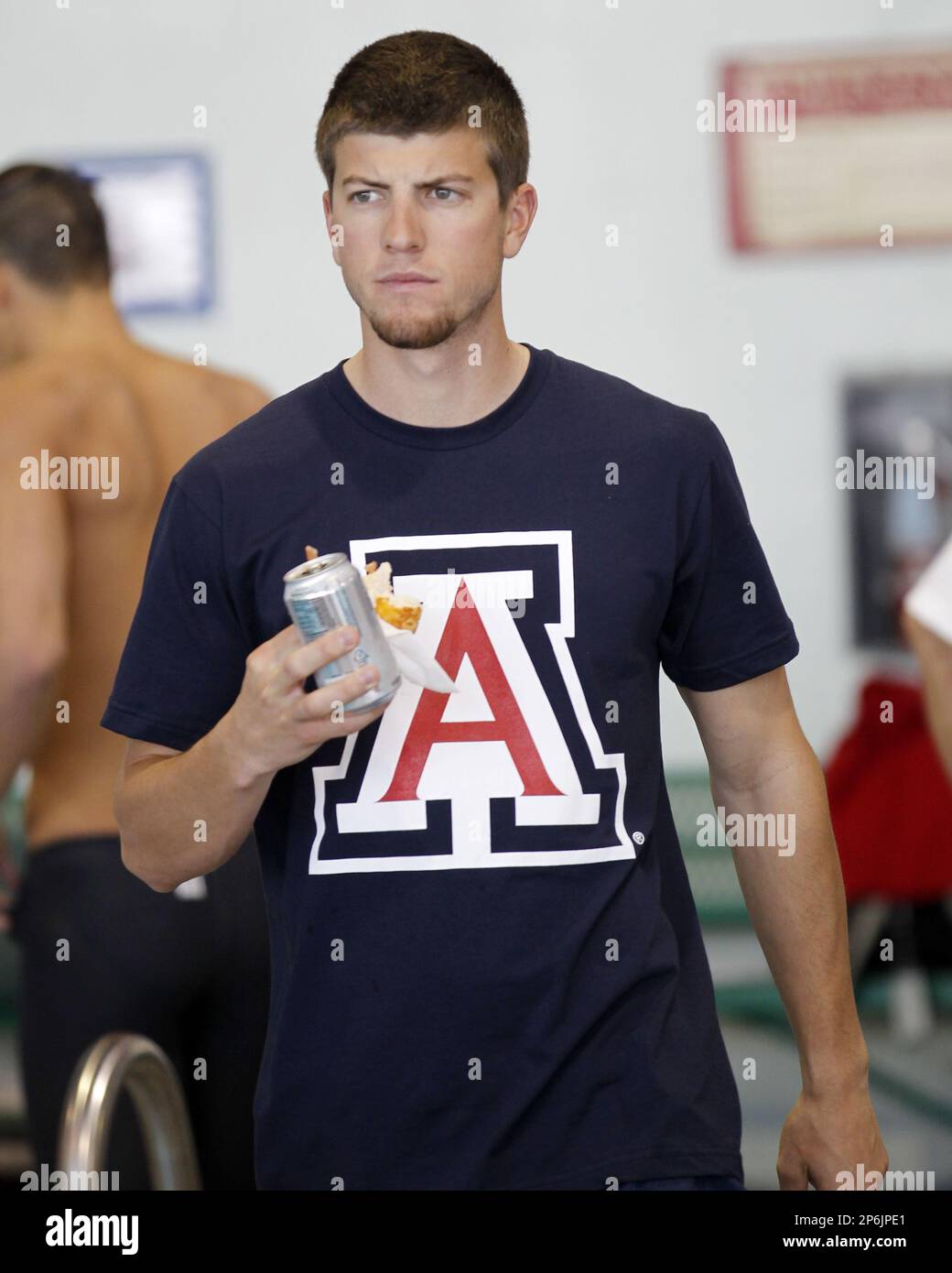 Alex Popov, ARIZ-AZ, at the Pac12 Men’s Swimming Championships, on ...