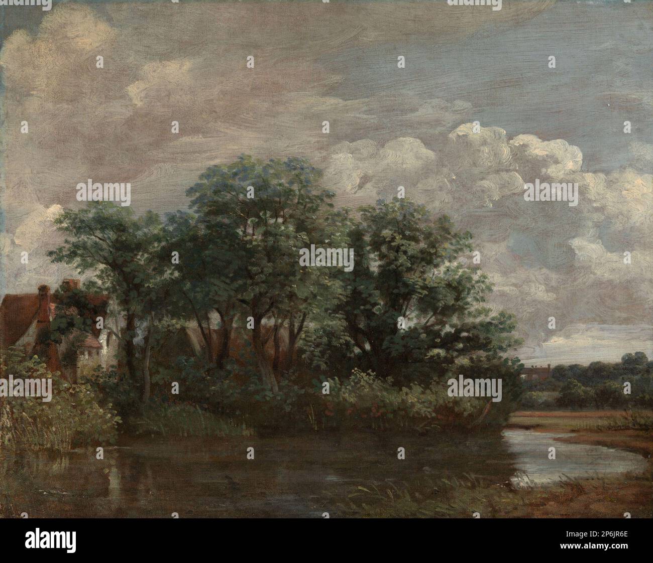 John Constable, Willy Lott's House, 1802, oil on canvas Stock Photo - Alamy