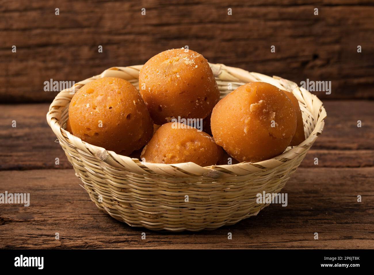 Saccharum officinarum - Panela or sugar cane candy Stock Photo - Alamy