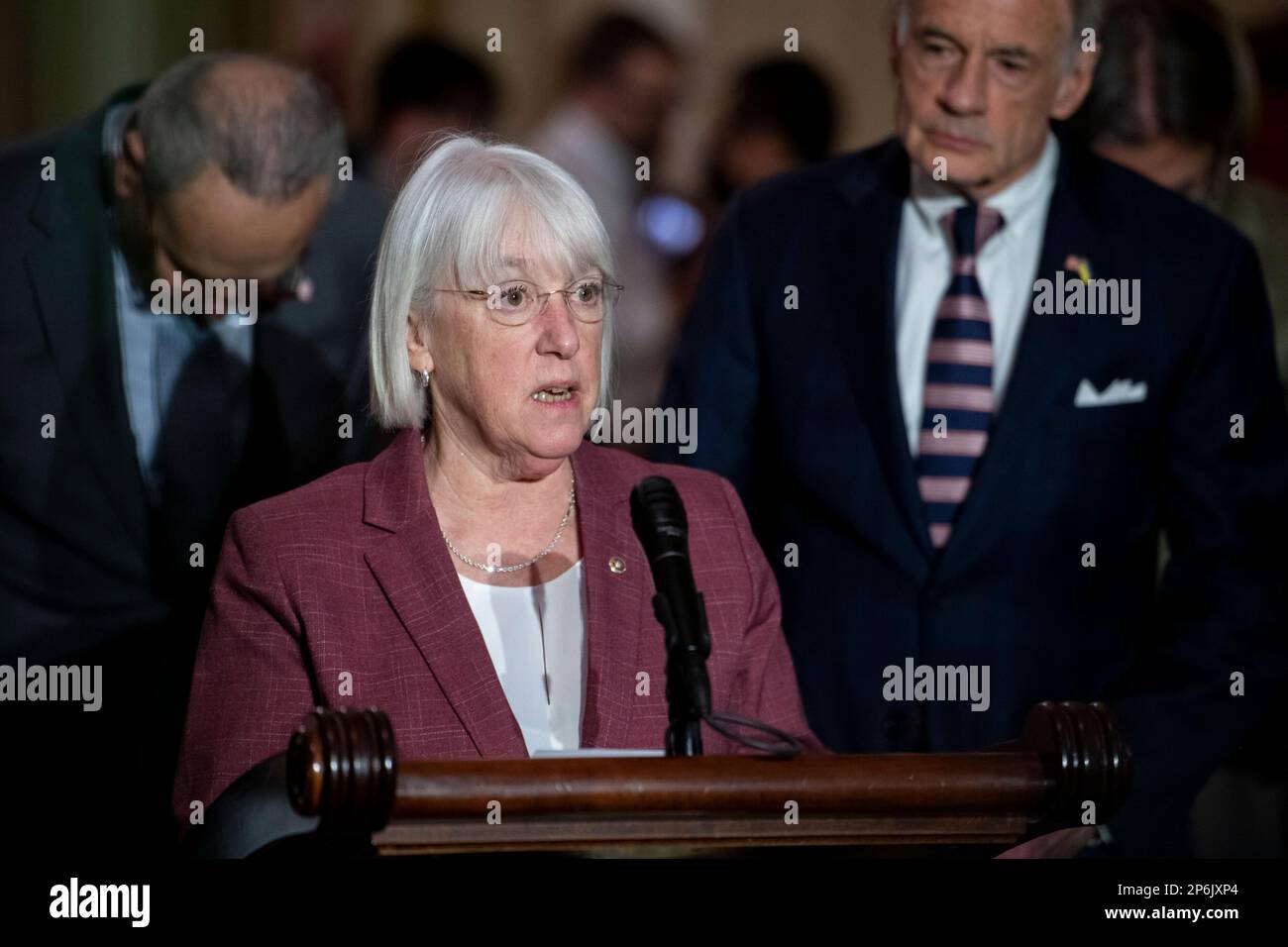 United States Senator Patty Murray (Democrat of Washington) offers ...