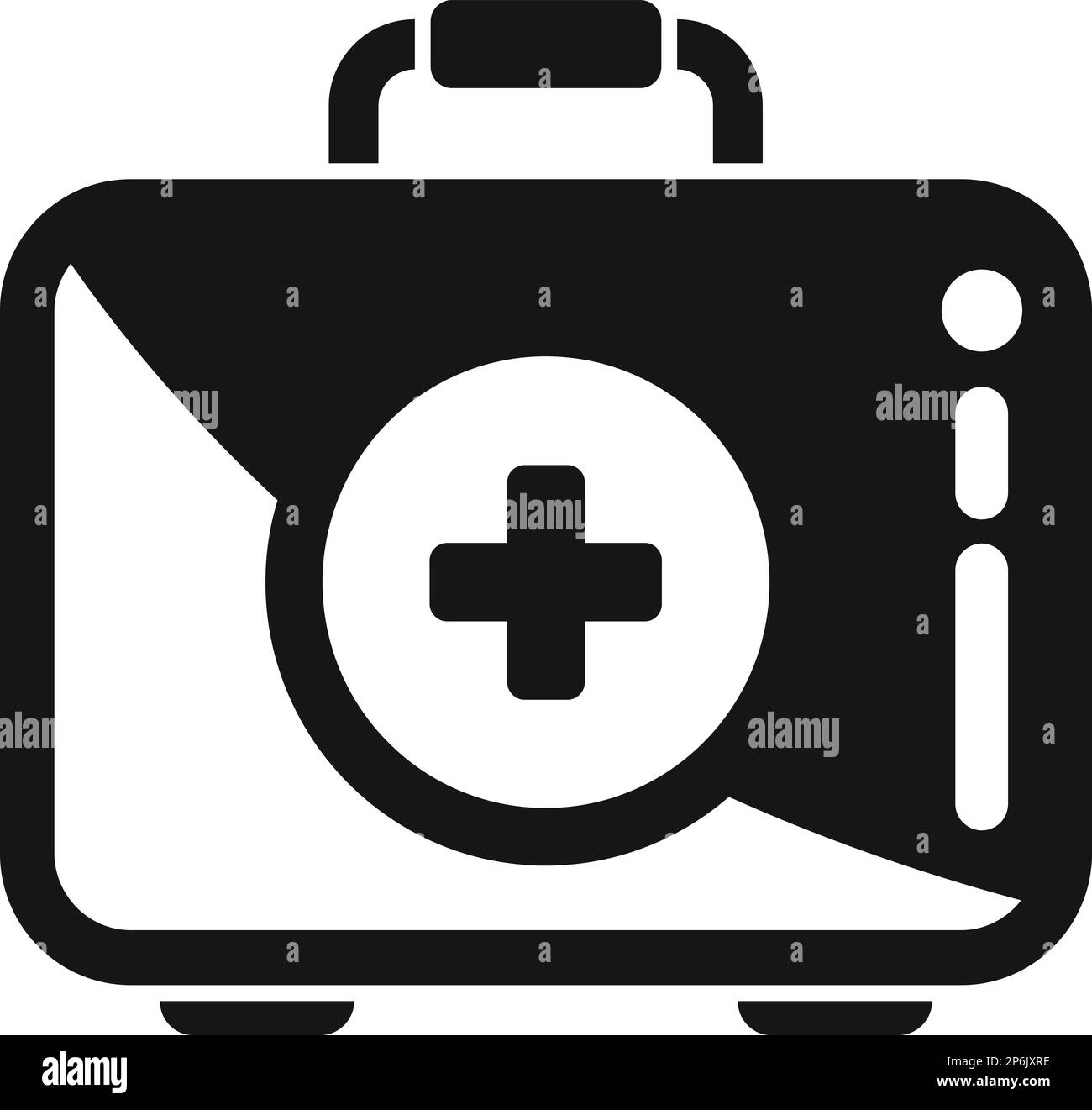 First aid kit icon simple vector. Medical disease. Doctor hospital ...