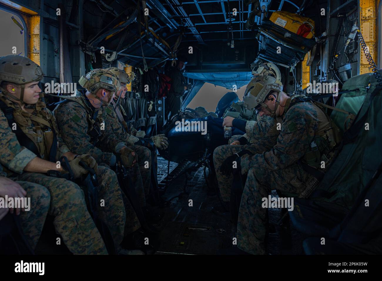 U.S. Marines with the maritime raid force, 31st Marine Expeditionary ...