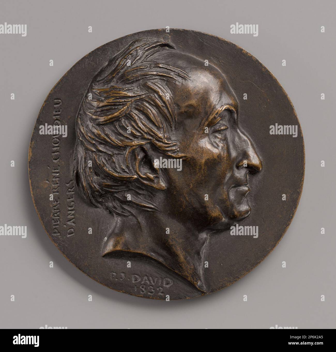 Pierre-Jean David d'Angers, Pierre René Choudieu, 1832, bronze Stock ...