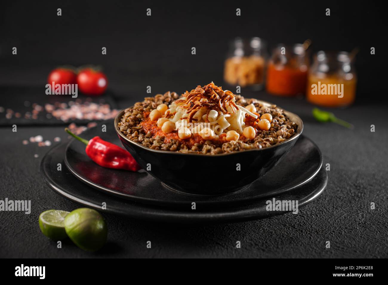 Egyptian Koshary images, Traditional Egyptian food, Delicious Koshary ...